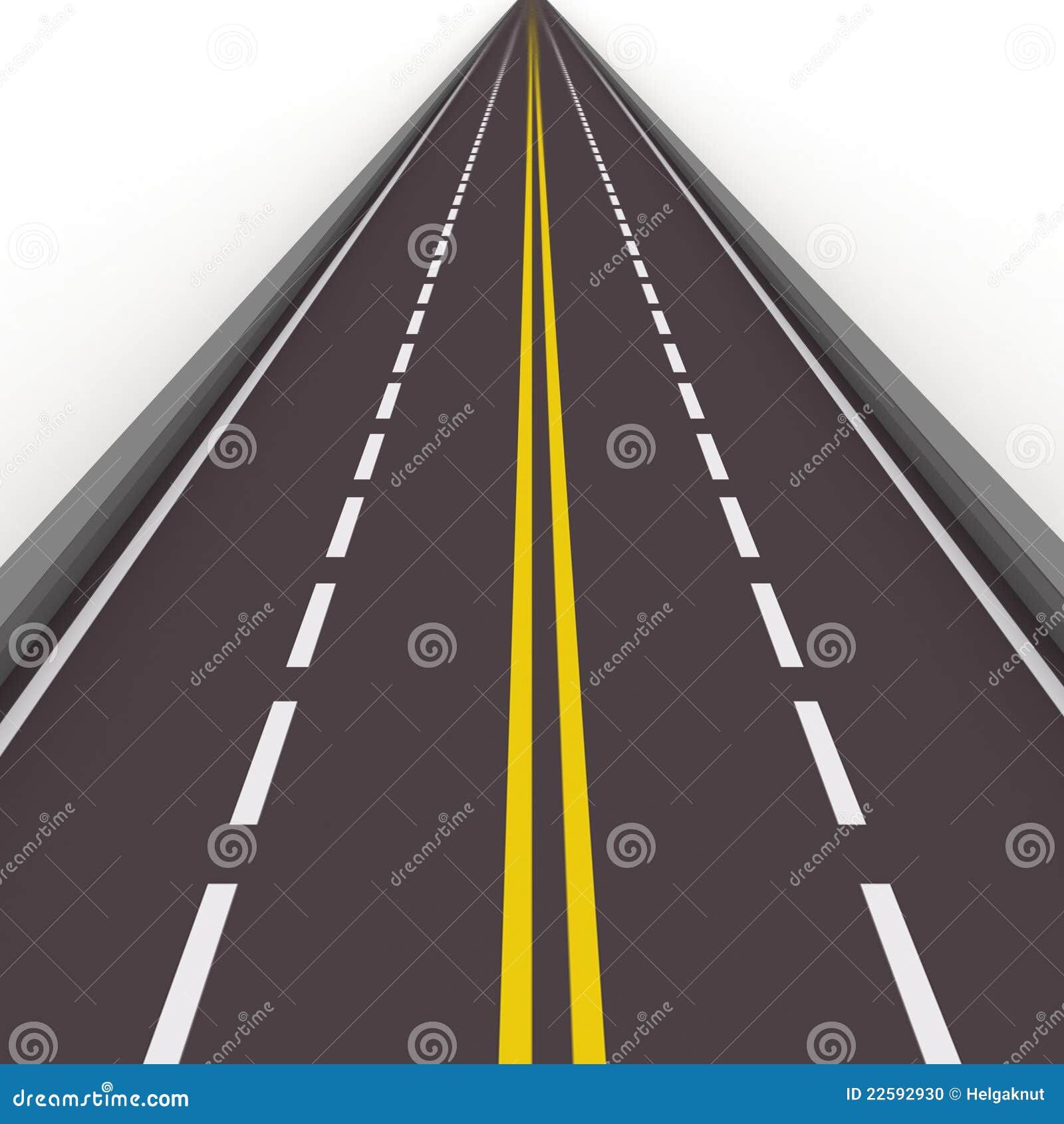 Highway 3d illustration stock illustration. Illustration of traffic ...