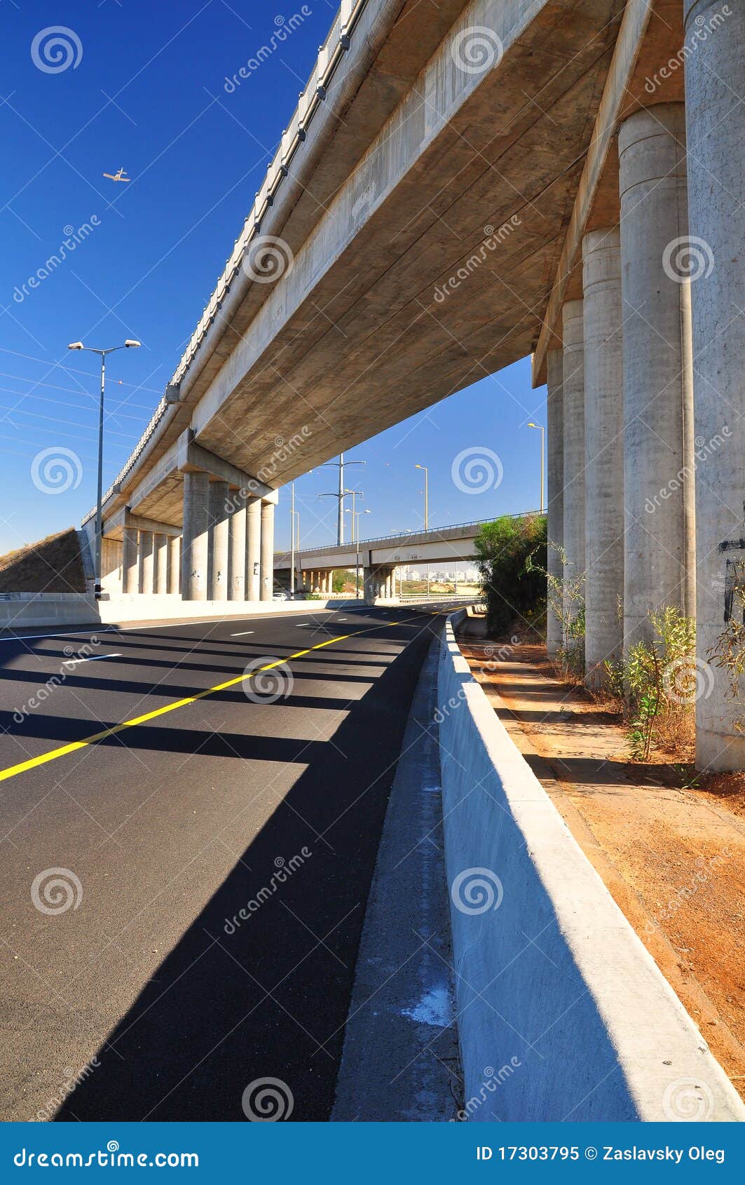 Highway 4. Israel. stock image. Image of israel, plane - 17303795