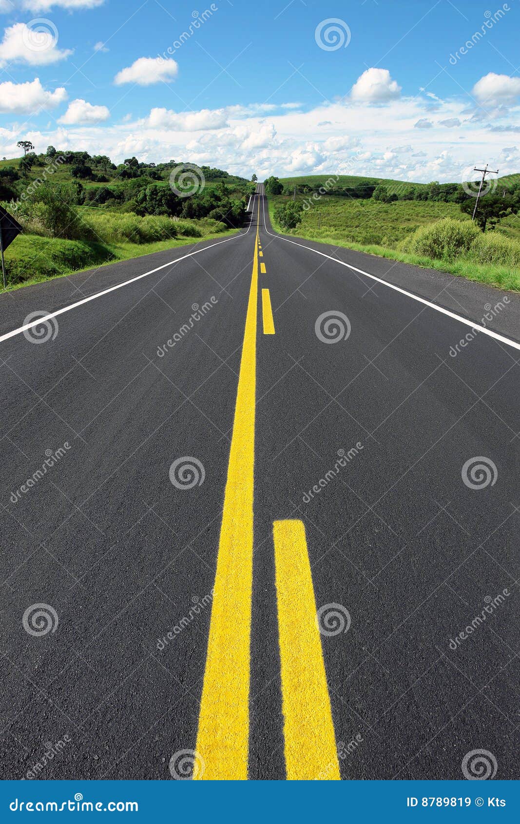 Highway stock image. Image of mountains, bushes, highway - 8789819