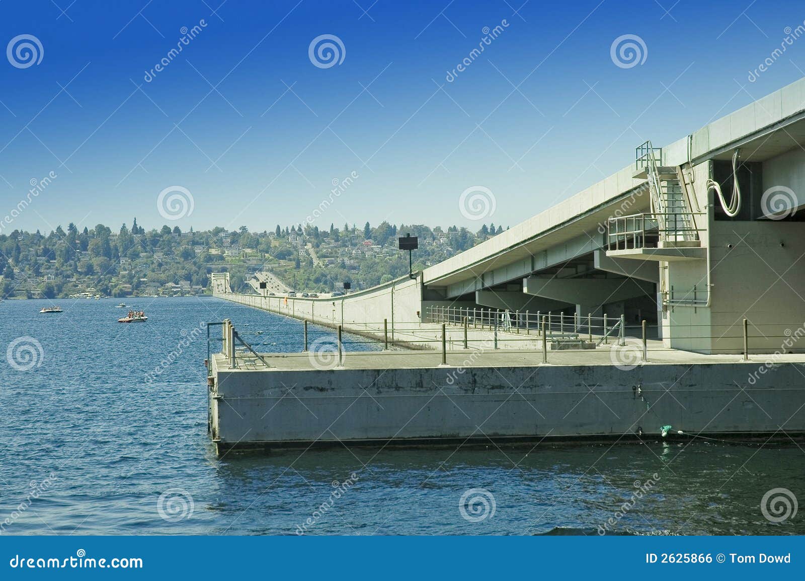 Highway 90 Floating Bridge stock photo. Image of highway - 2625866