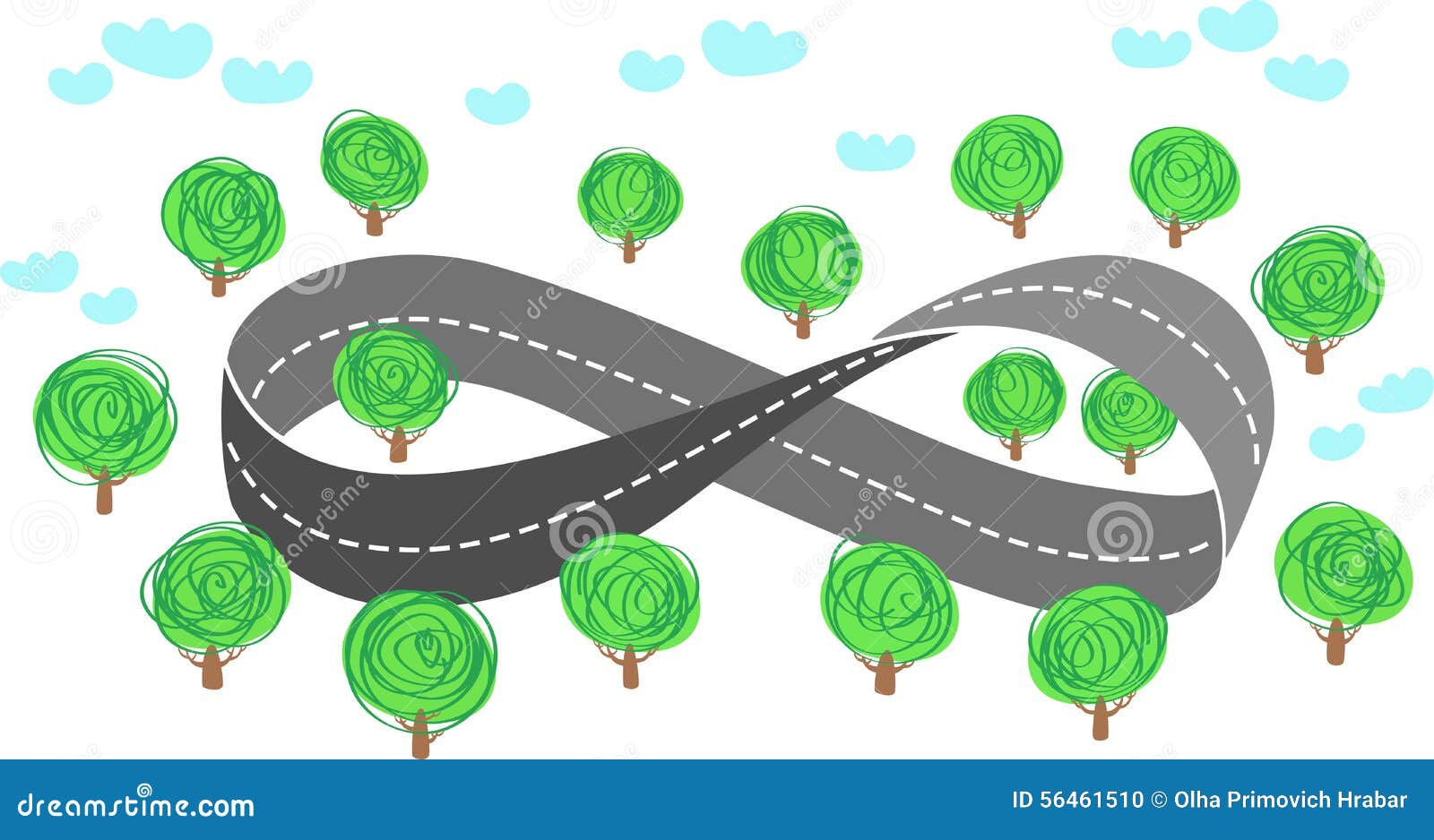 Moebius Strip Rainbow Colored Moebius Band Vector Illustration ...