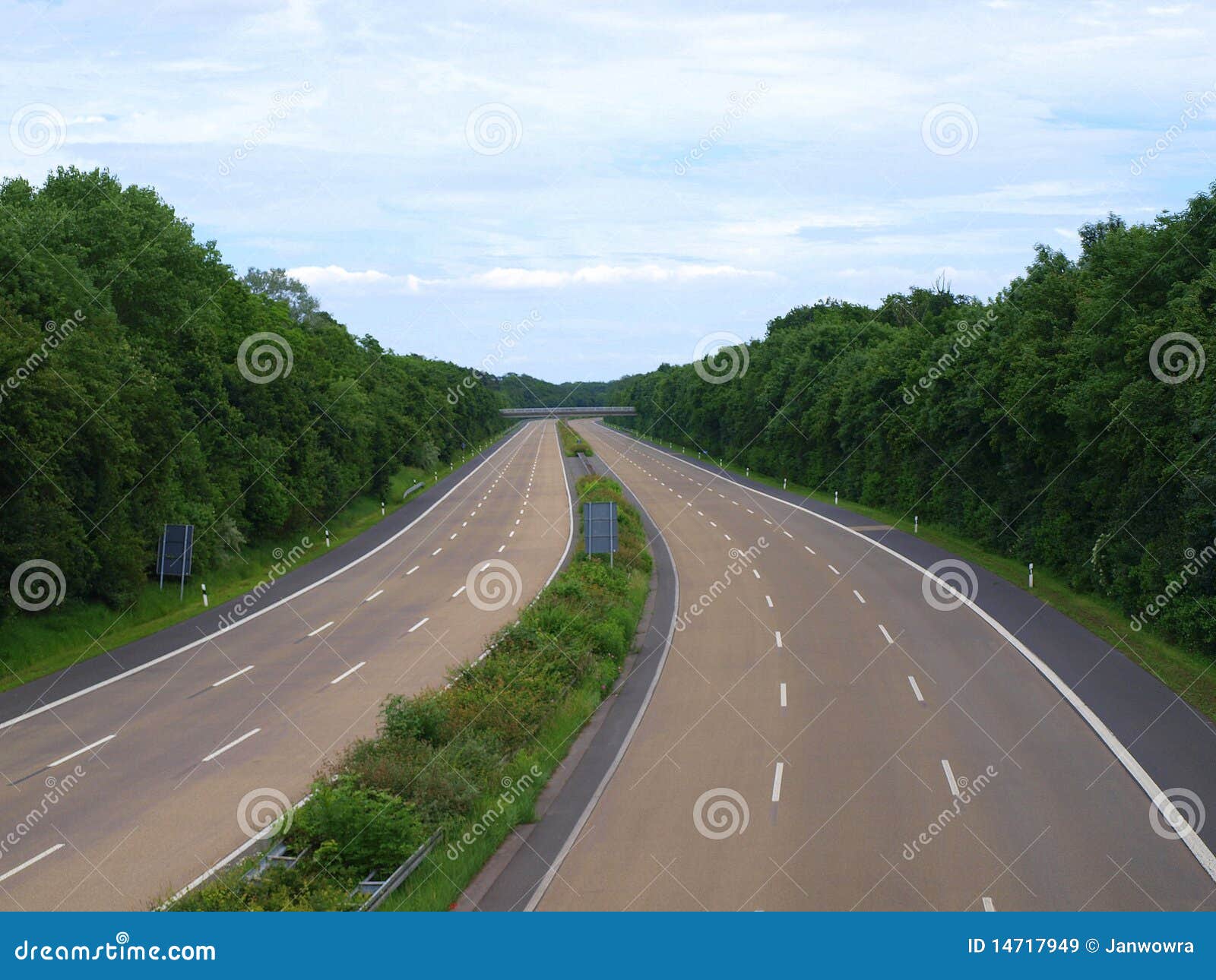 Highway Autobahn Motorway stock image. Image of fulda - 14717949
