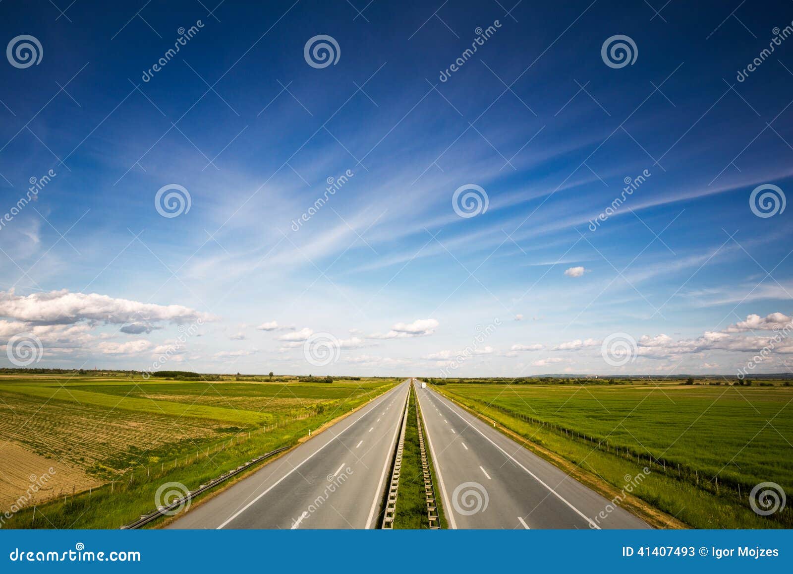 Highway stock image. Image of perspective, speed, horizontal - 41407493
