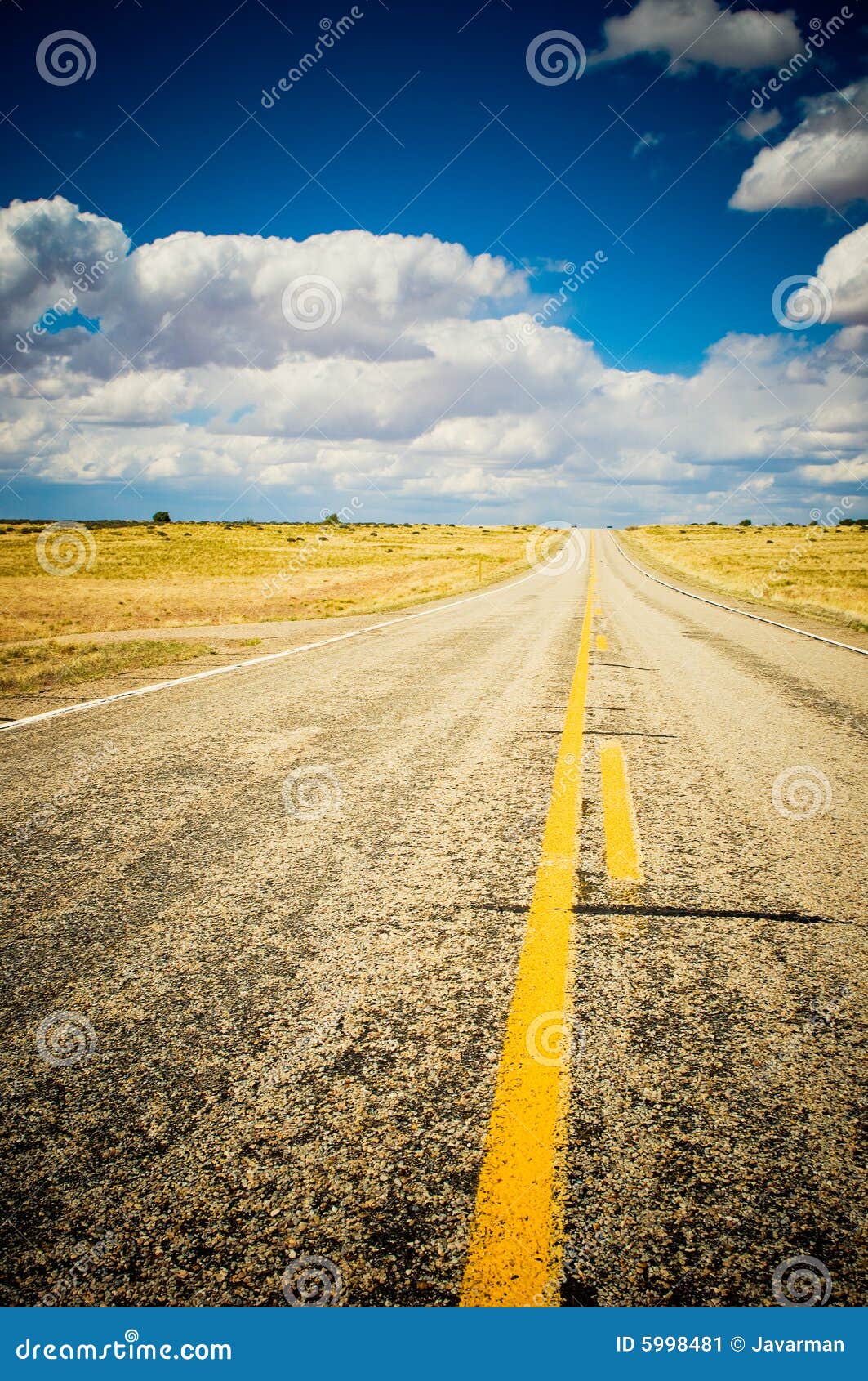 Highway and blue sky stock image. Image of eternity, destinations - 5998481