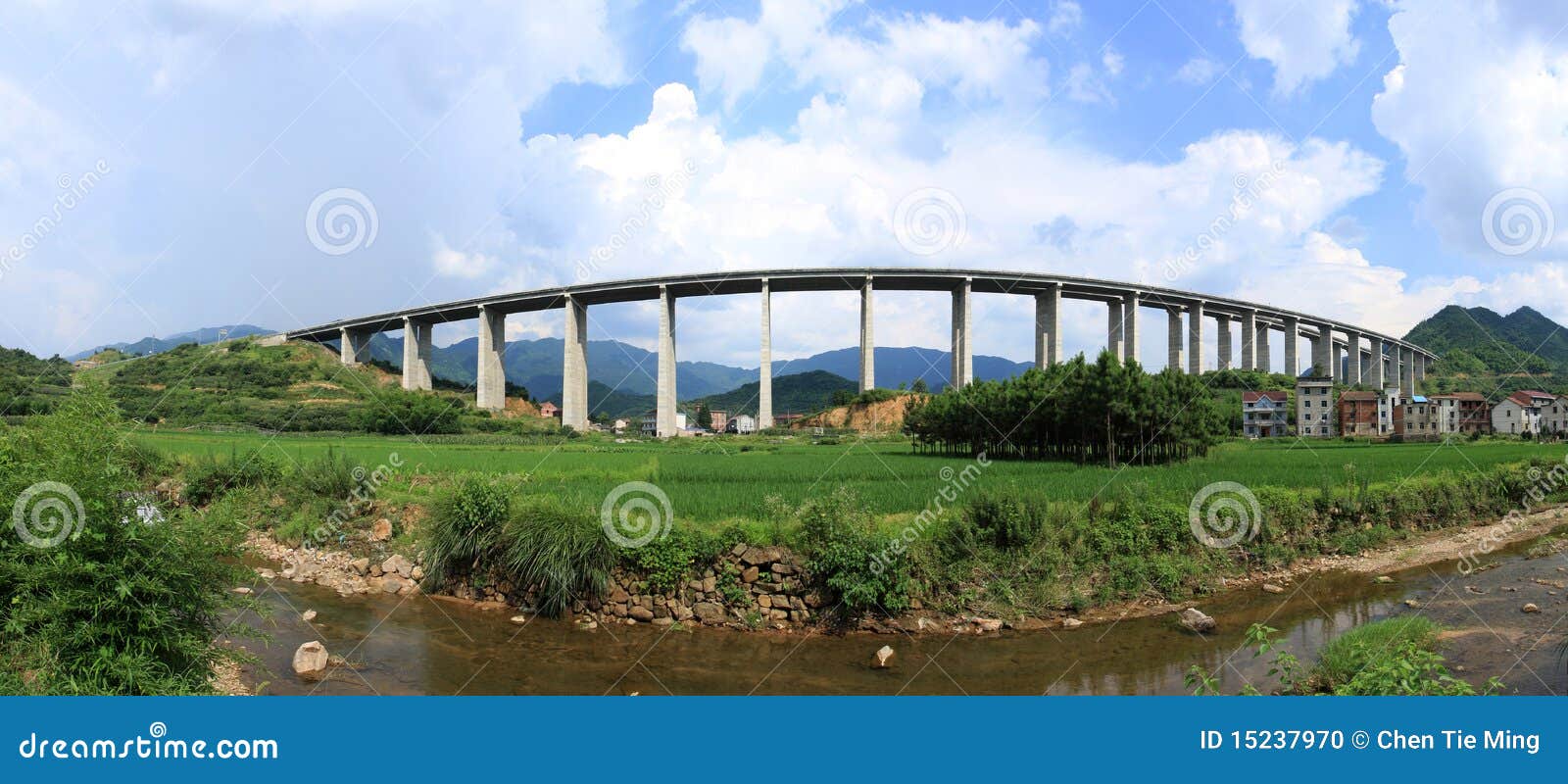 Highway Bridge stock photo. Image of landscape, highway - 15237970