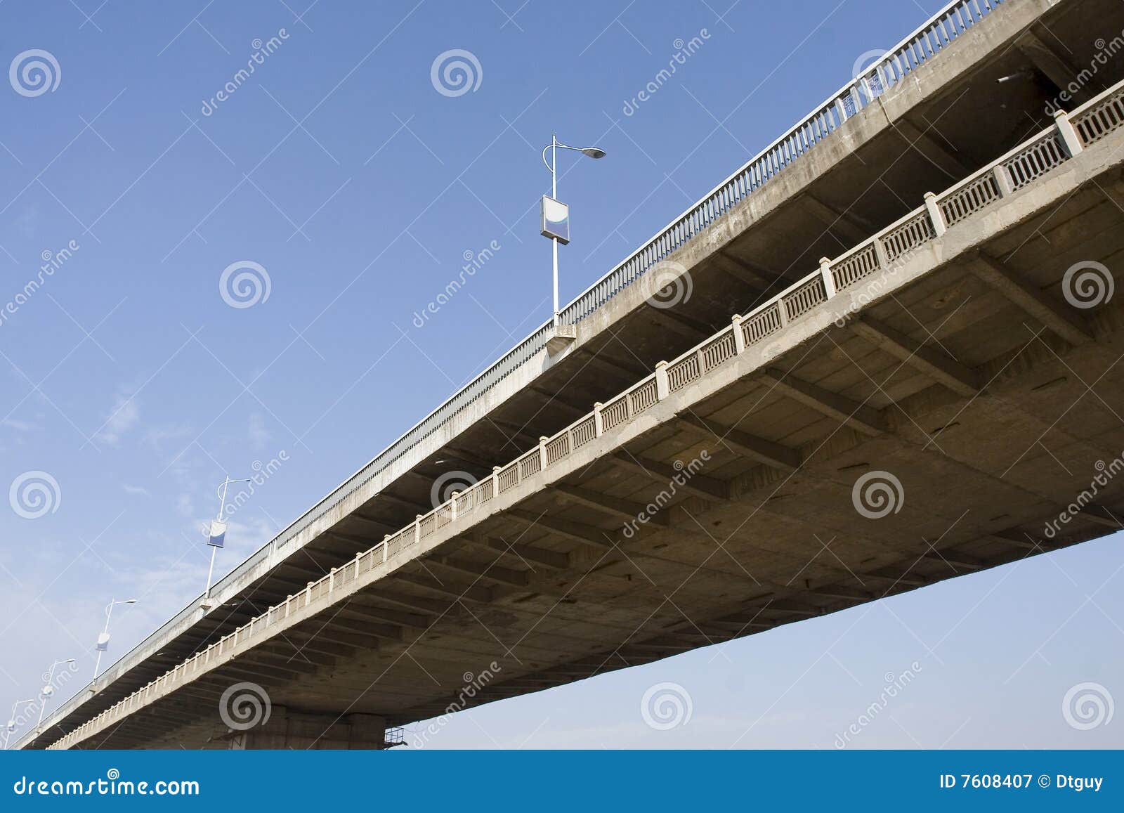 Highway bridge stock image. Image of architectural, catwalk - 7608407