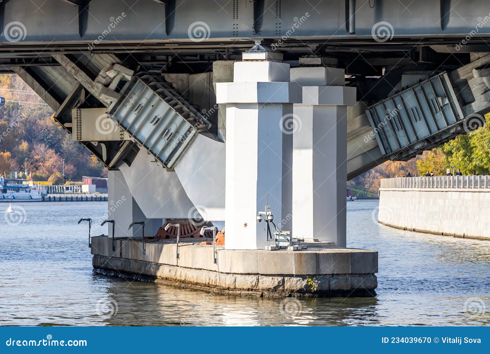 Highway bridge arch stock photo. Image of machinery - 234039670