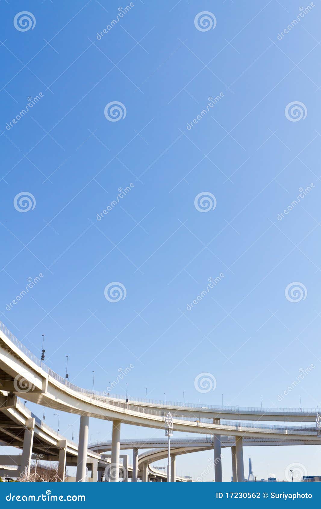 Highway bridge background stock photo. Image of modern - 17230562
