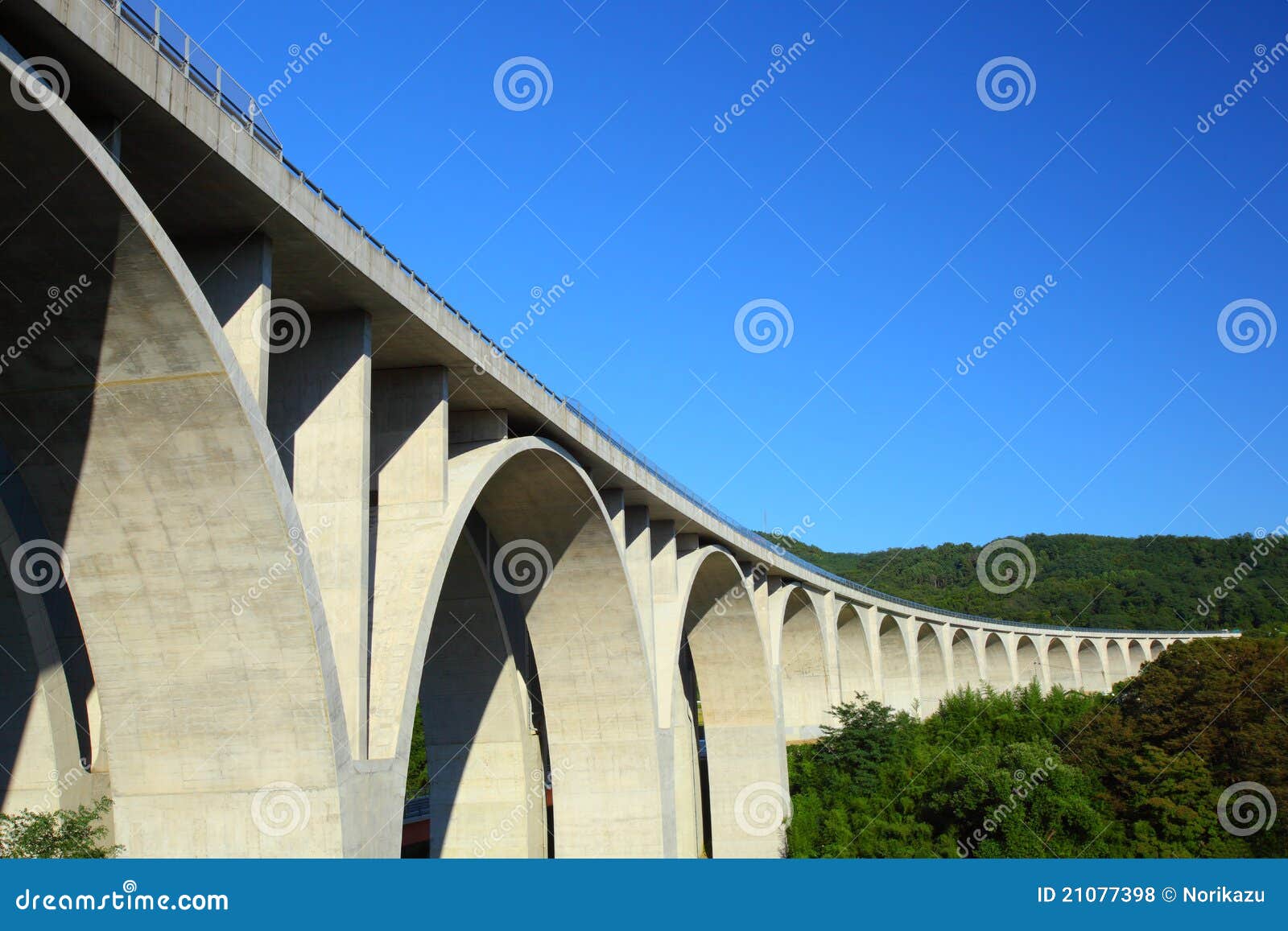 Highway Bridge and Blue Sky Stock Photo - Image of asian, bridge: 21077398
