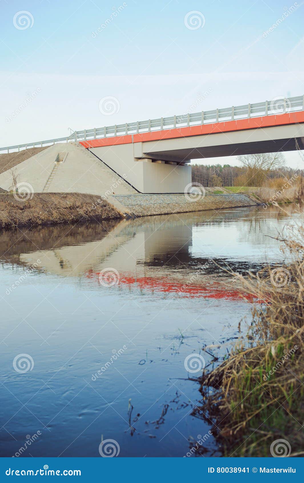 Highway Bridge Over the River Stock Image - Image of bridge, tourism ...