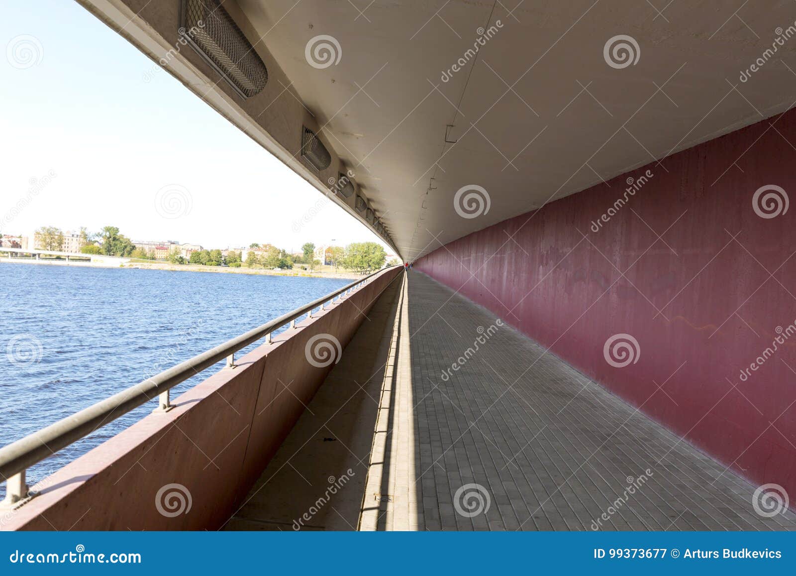 Highway Bridge Underpass Path Stock Image - Image of capital, road ...