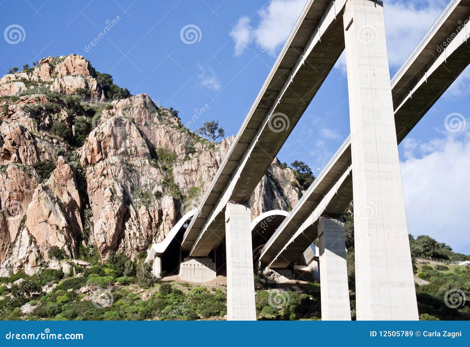 Highway bridges stock image. Image of road, highway, bridge - 12505789