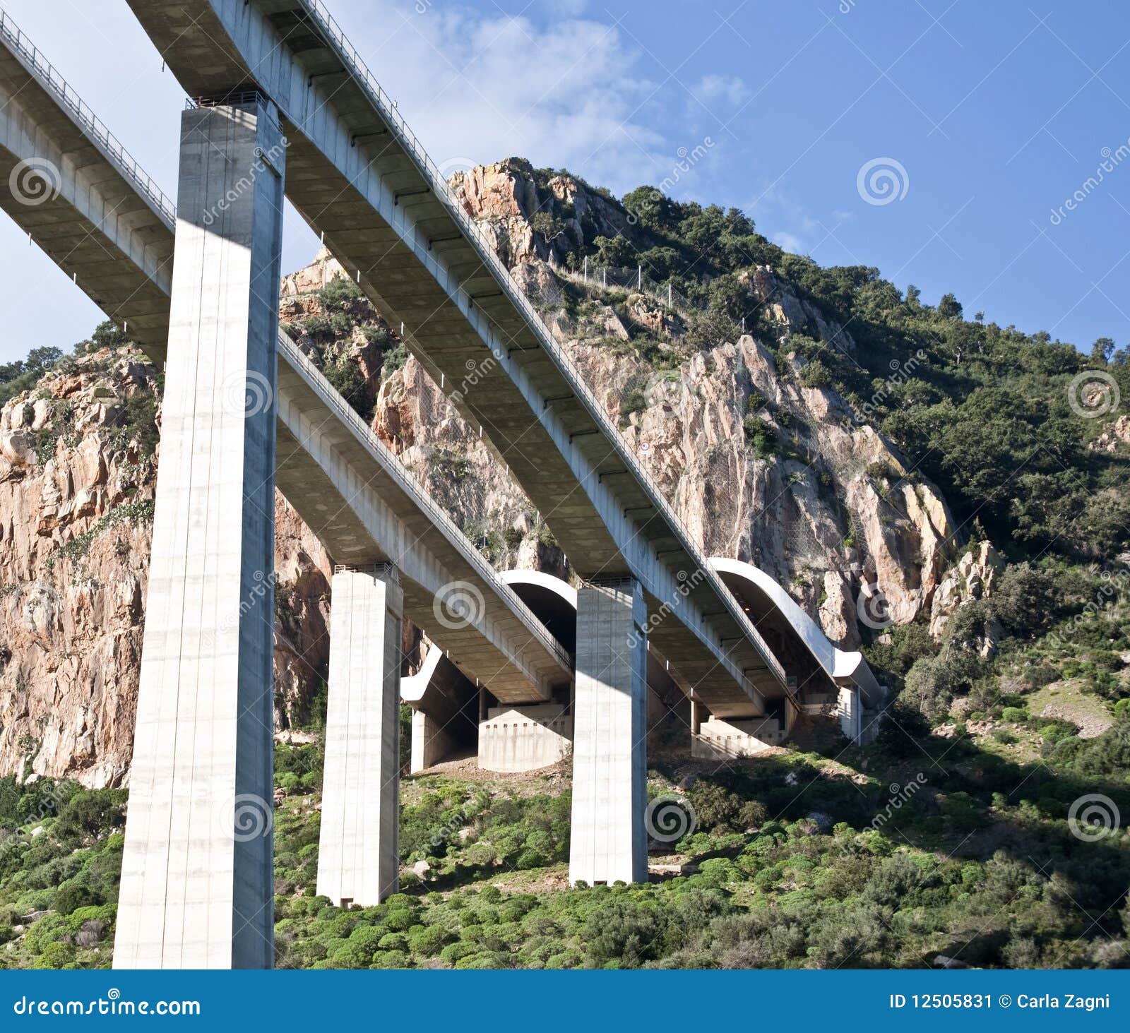 Highway bridges stock image. Image of urban, traffic - 12505831