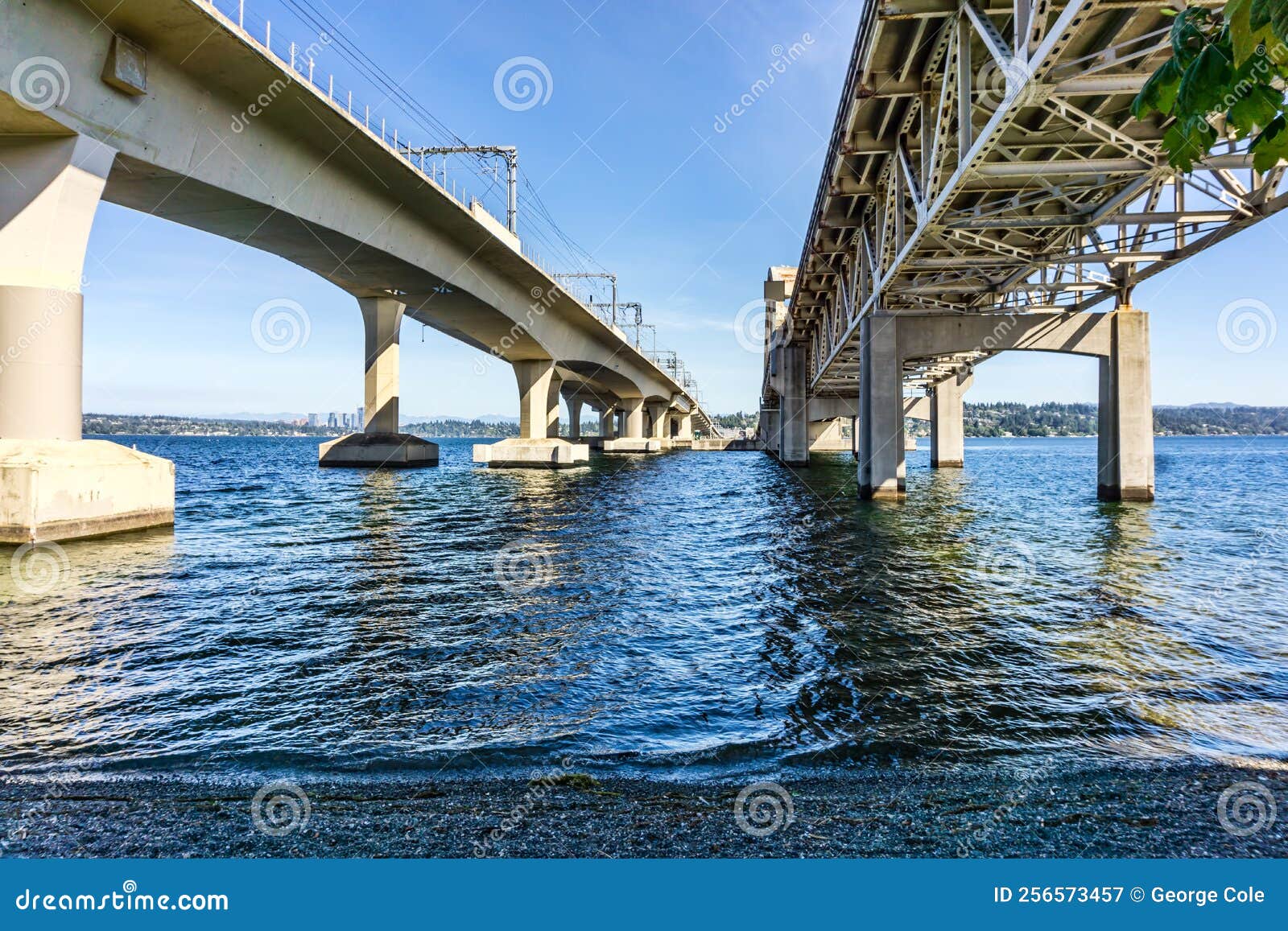 Highway Bridges Architecture Stock Image - Image of interstate, travel ...