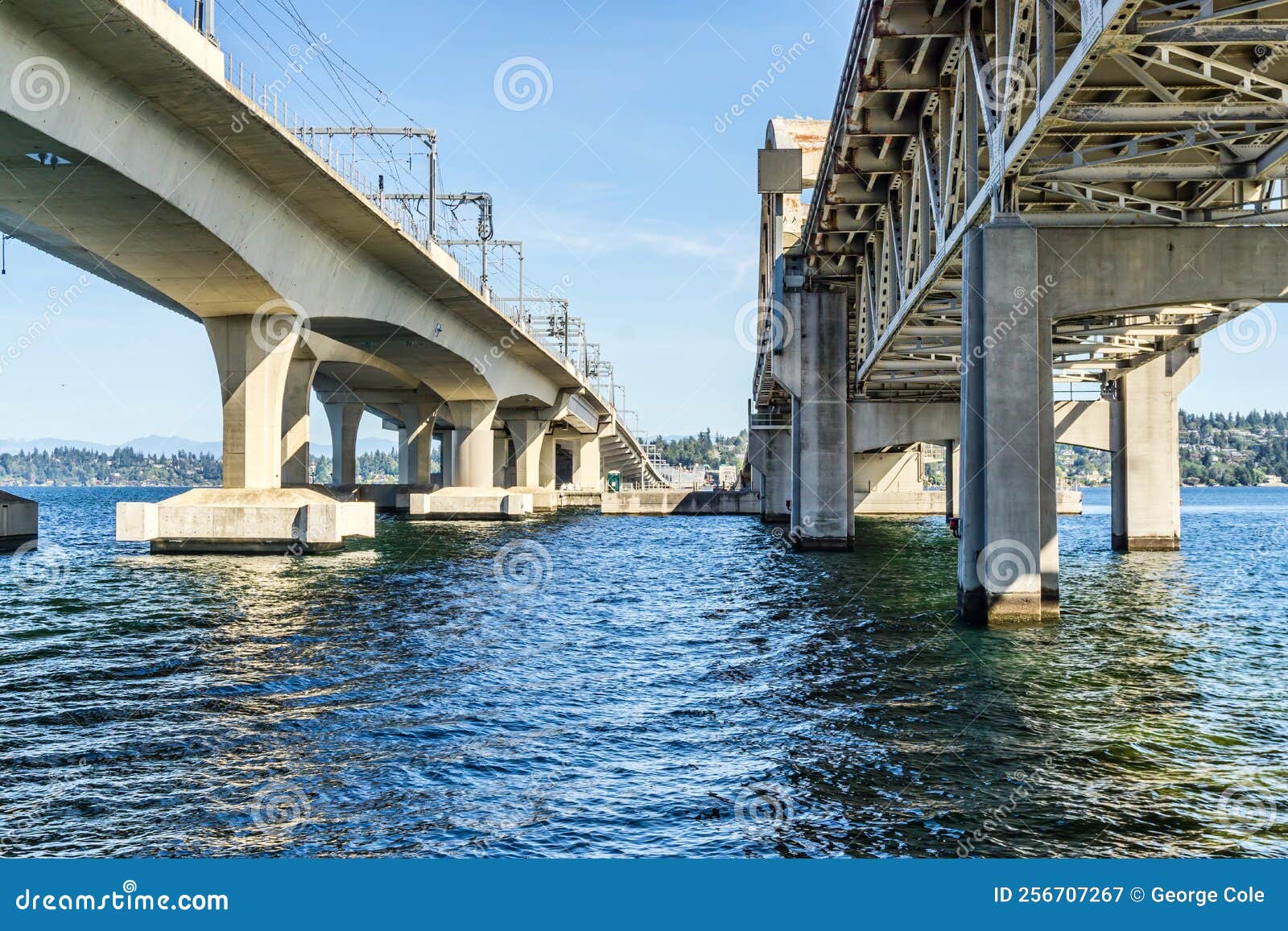 Highway Bridges Architecture 2 Stock Image - Image of beneath, outdoors ...