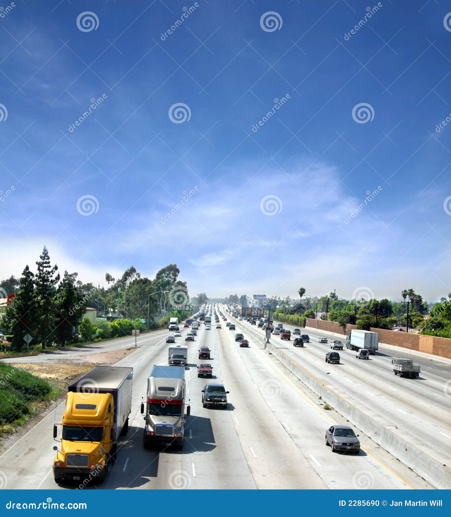 Highway in California stock photo. Image of commute, freeway - 2285690