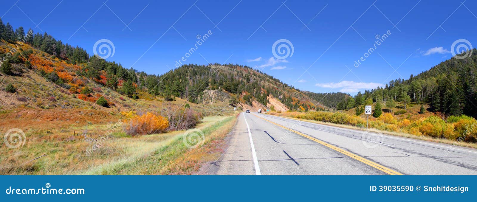 Highway 160 in Colorado stock photo. Image of rocky, fall - 39035590