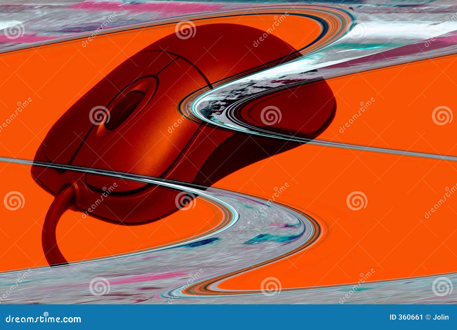 Highway of Communication Computer Mouse Stock Illustration ...