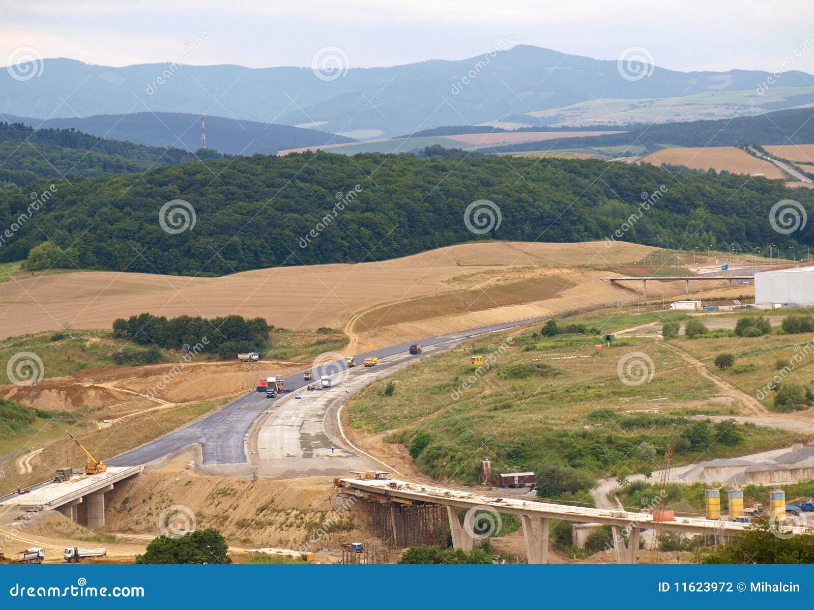 Highway construction stock photo. Image of civil, hotline - 11623972