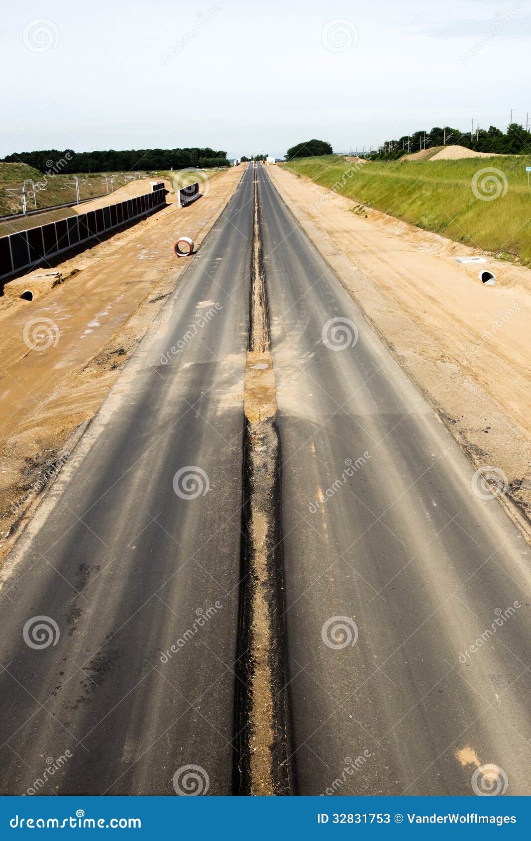 Highway construction stock image. Image of germany, german - 32831753