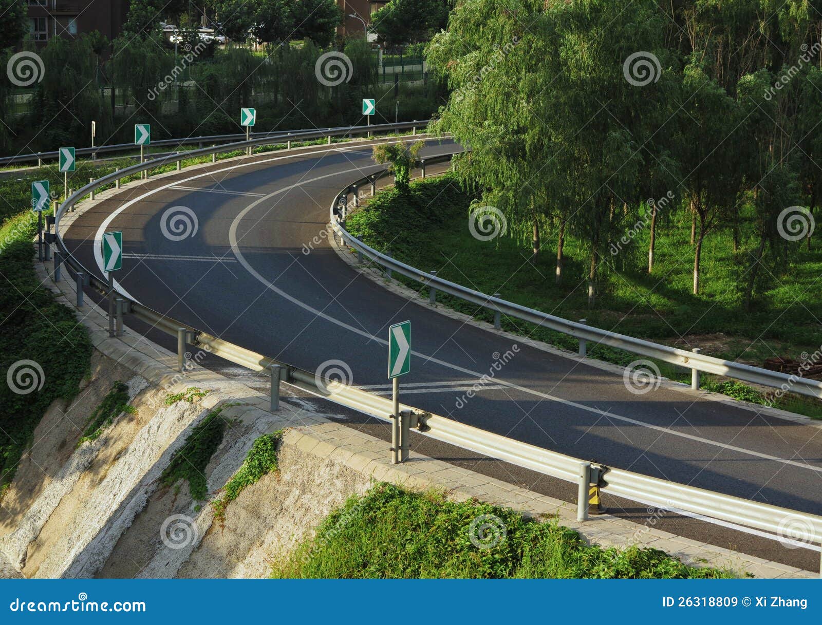Highway Corners stock image. Image of abstract, highway - 26318809