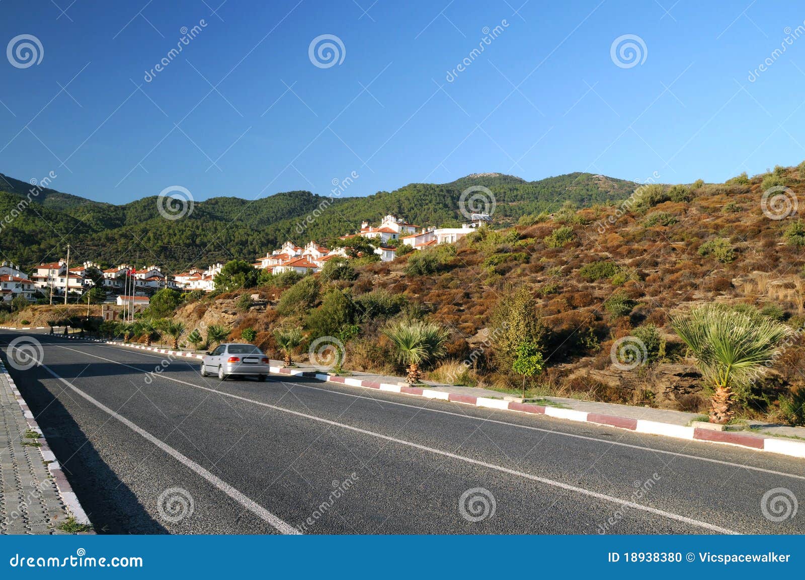 Highway in the Countryside in Turkey Stock Photo - Image of hills ...