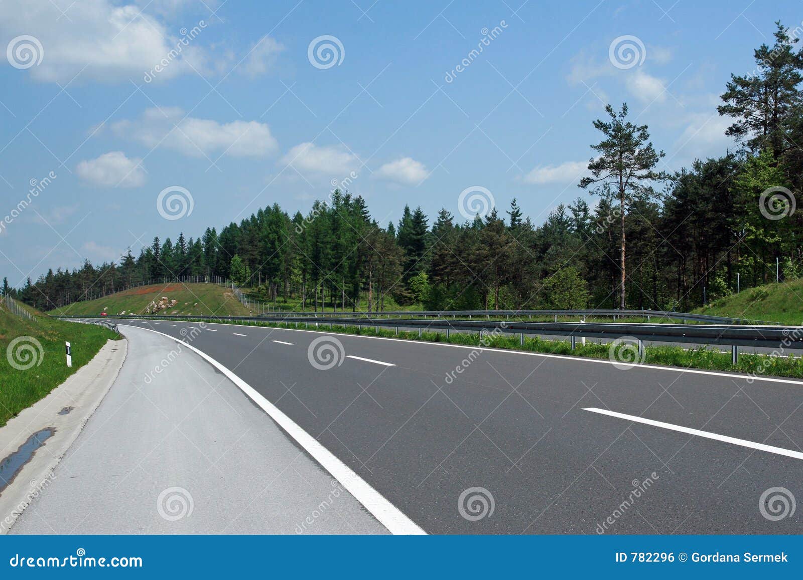 Highway curve stock photo. Image of holiday, roadway, lane - 782296
