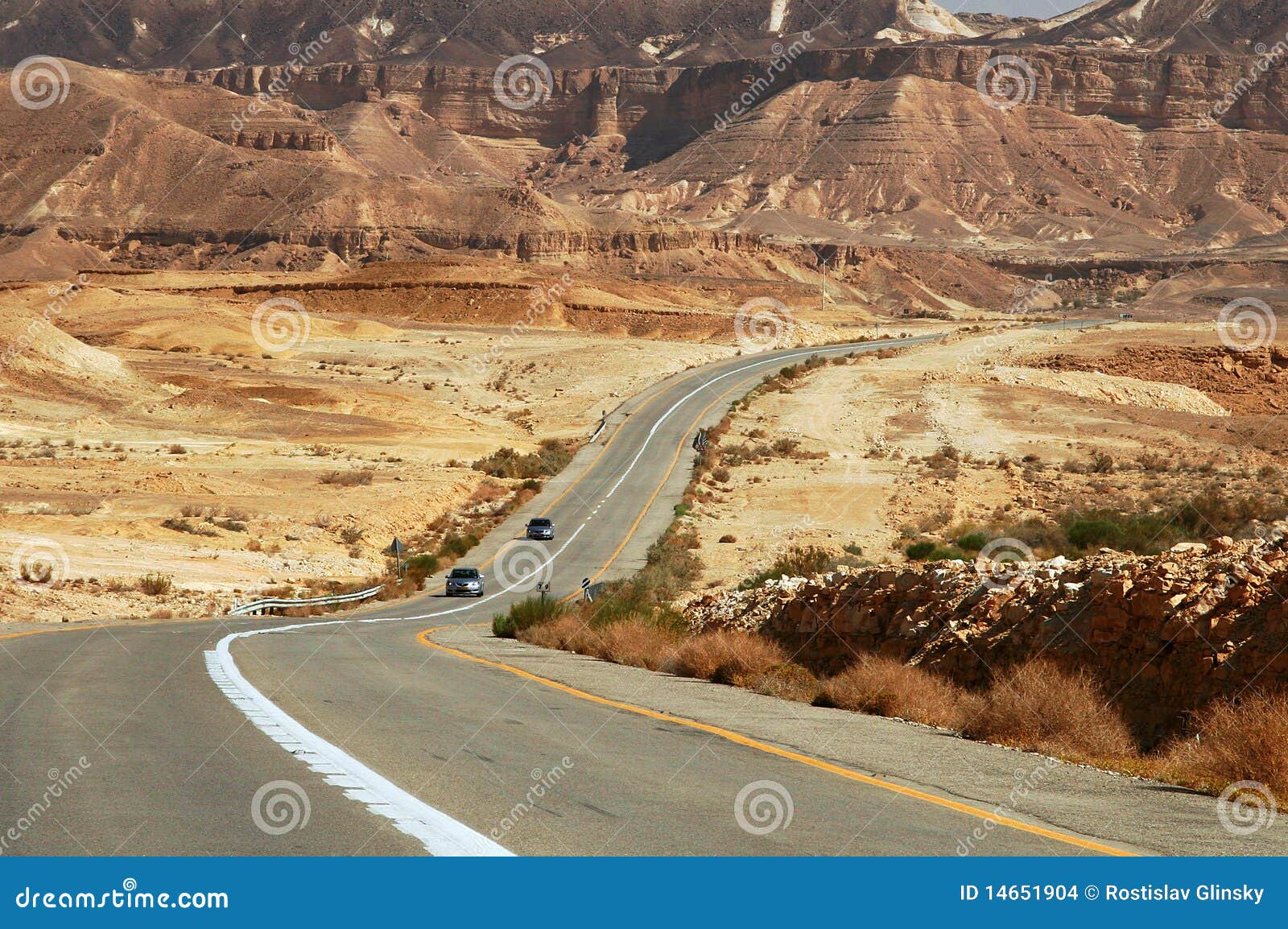 Highway in the desert. stock photo. Image of east, tourism - 14651904