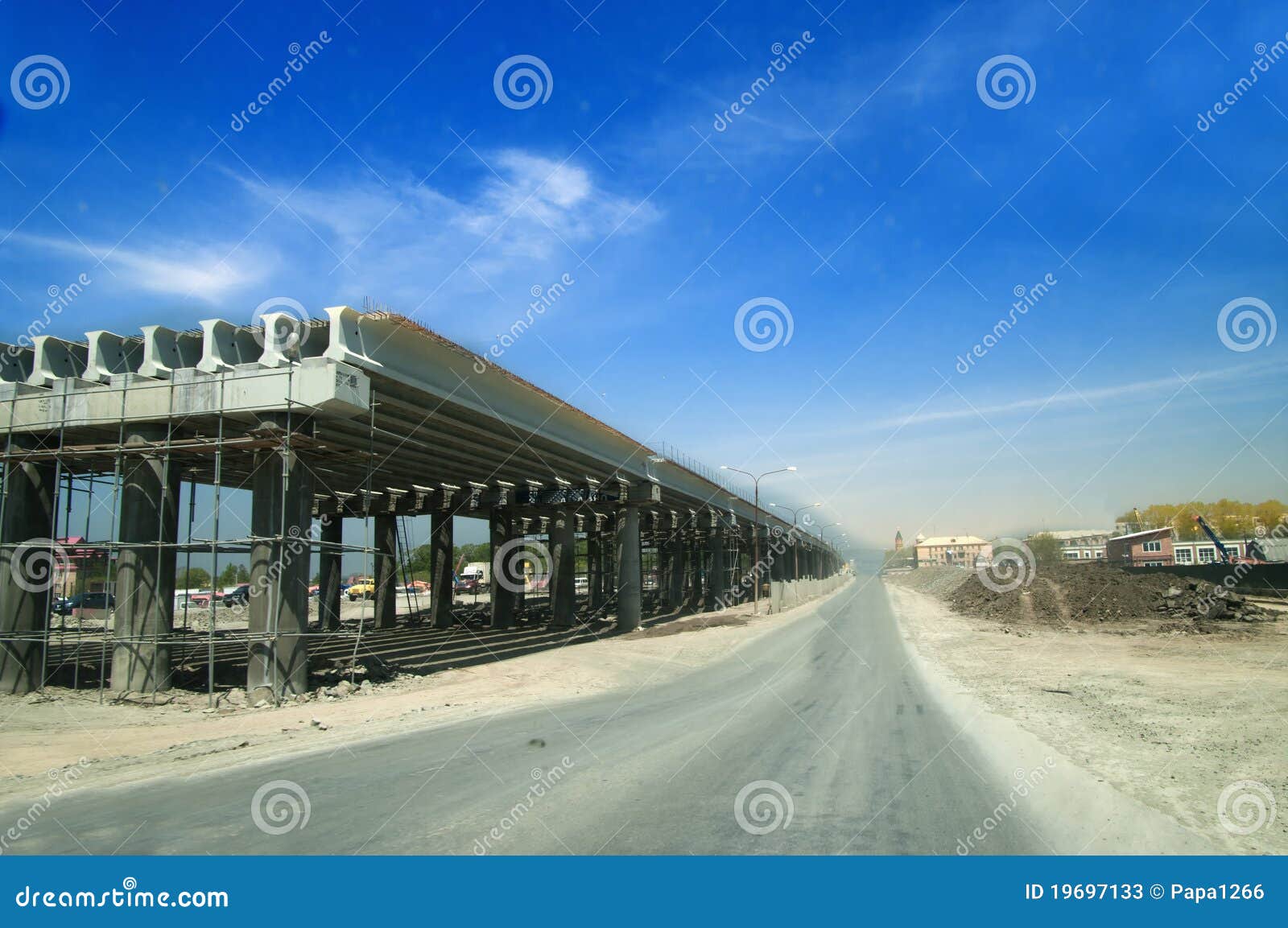 Highway development stock image. Image of infrastructure - 19697133