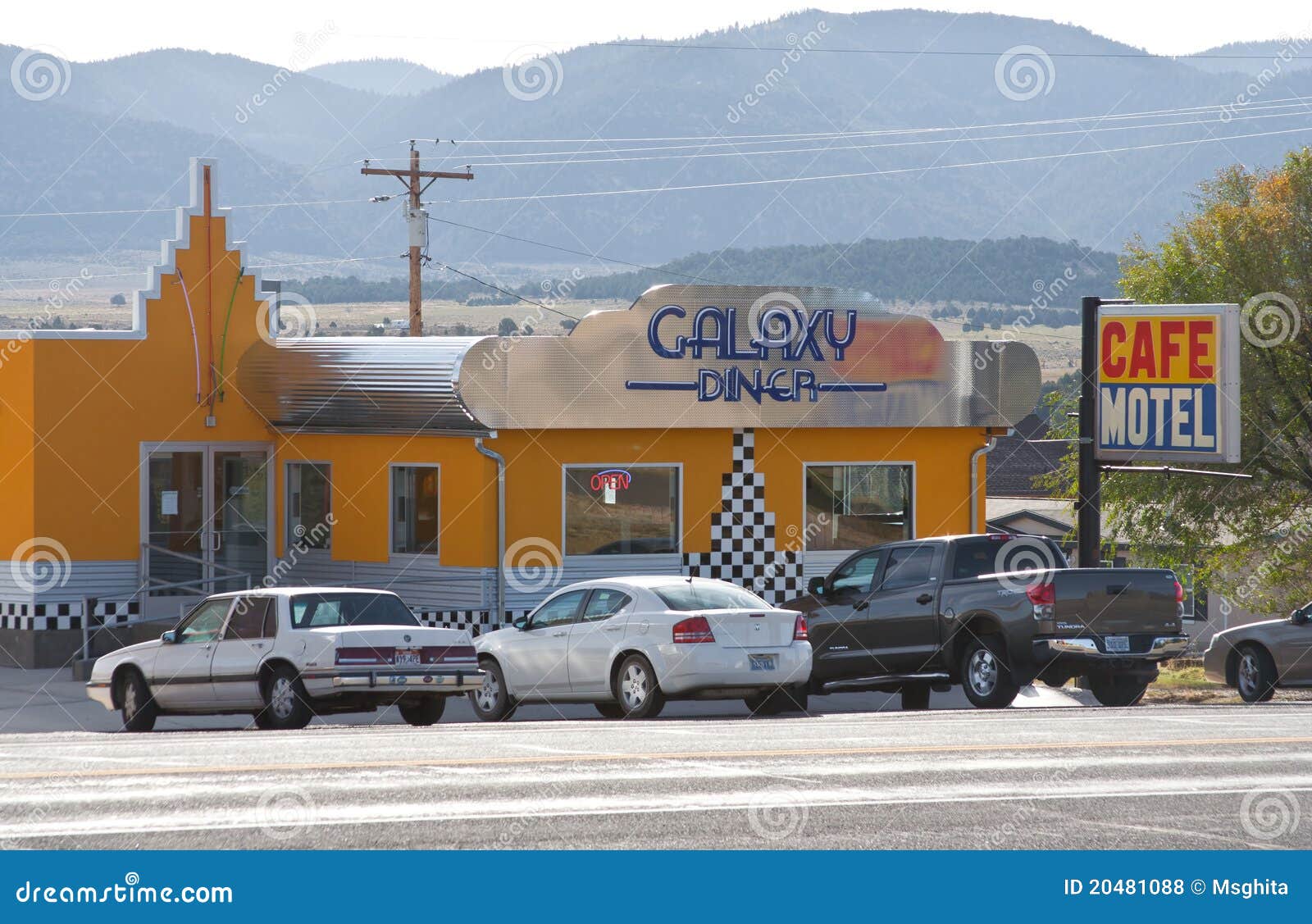 Highway Diner editorial stock photo. Image of countryside - 20481088