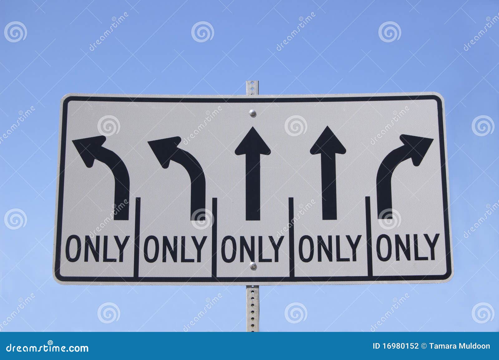 Highway Directional Sign Stock Photography - Image: 16980152