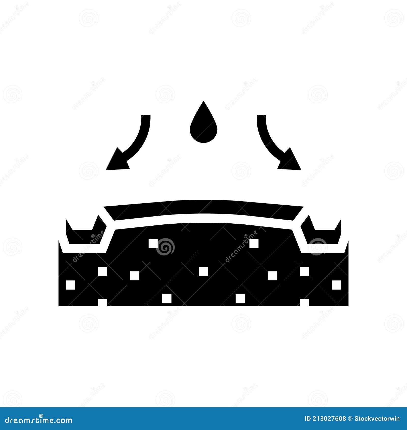 Highway Drainage System Glyph Icon Vector Illustration Stock Vector ... Highway Drainage System Glyph Icon Vector Illustration Stock Vector ...