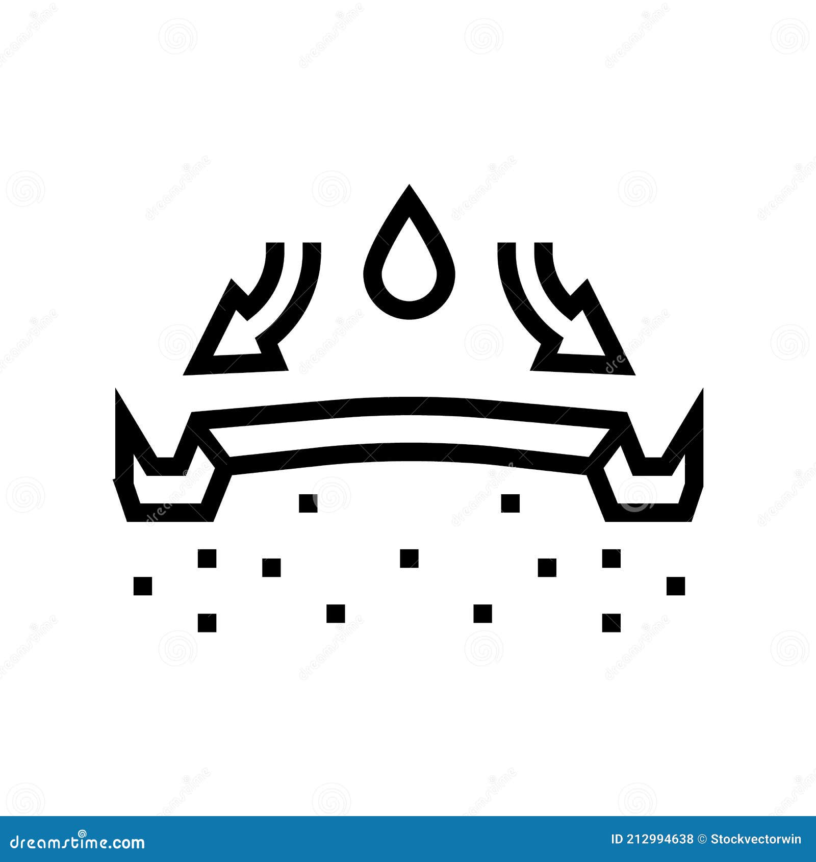 Highway Drainage System Line Icon Vector Illustration Stock Vector ... Highway Drainage System Line Icon Vector Illustration Stock Vector ...