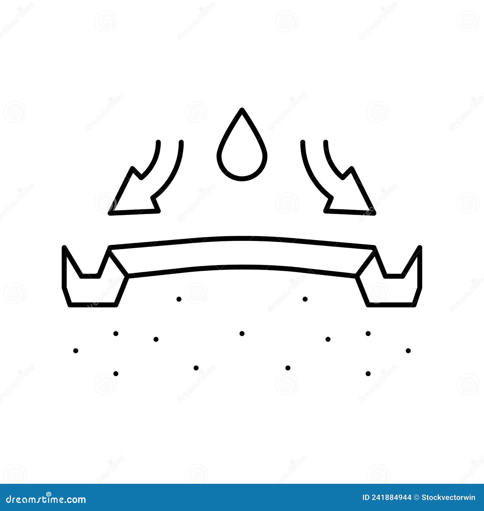 Highway Drainage System Line Icon Vector Illustration Stock Vector ... Highway Drainage System Line Icon Vector Illustration Stock Vector ...