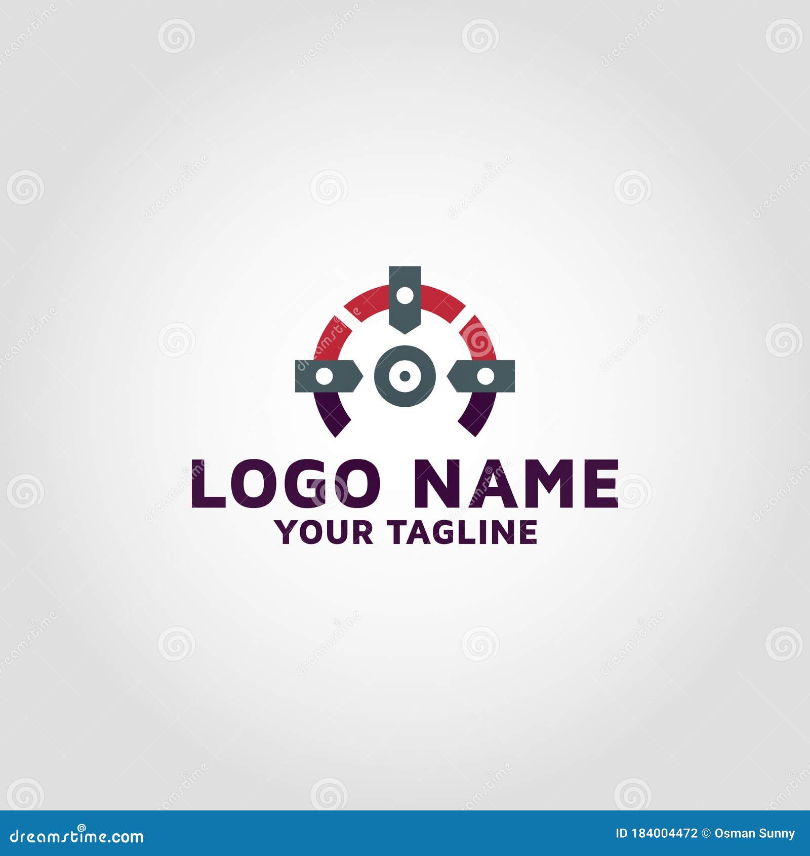 Highway Driving Logo Logo Design Template Stock Vector - Illustration ...