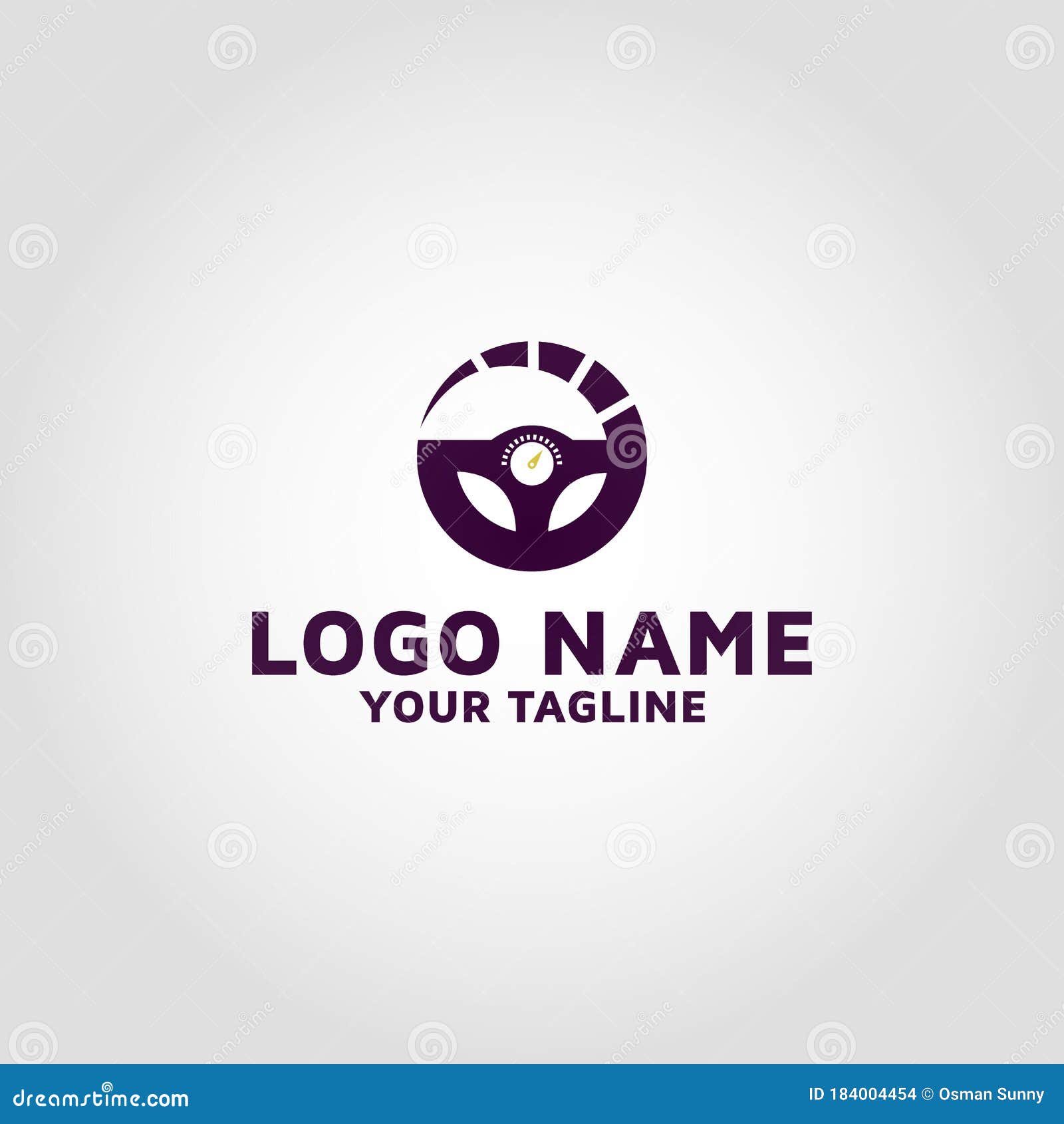 Highway Driving Logo Vector Logo Stock Vector - Illustration of elegant ...
