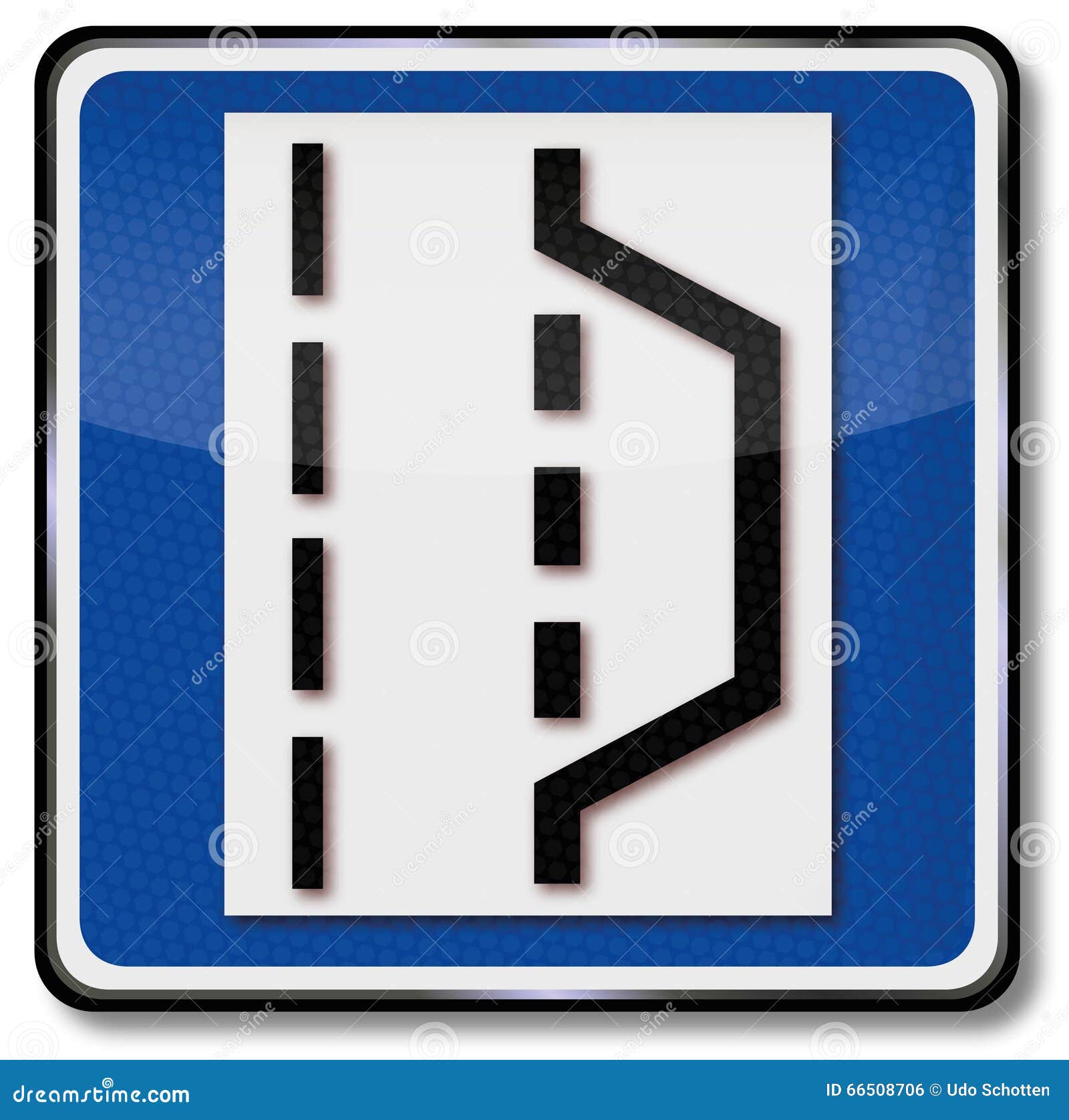 Highway emergency stop bay stock vector. Illustration of road - 66508706