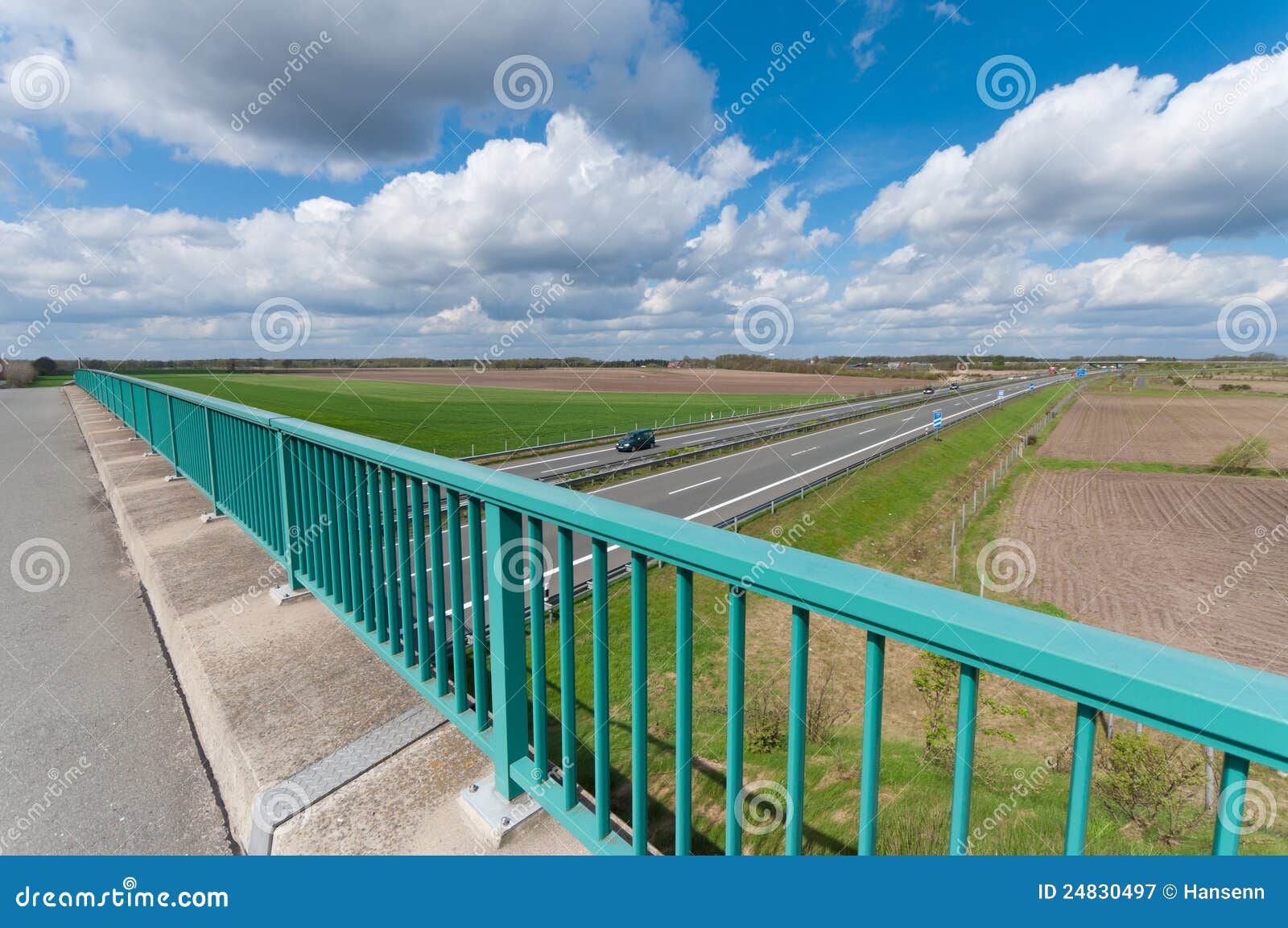 Highway in germany stock image. Image of freeway, global - 24830497