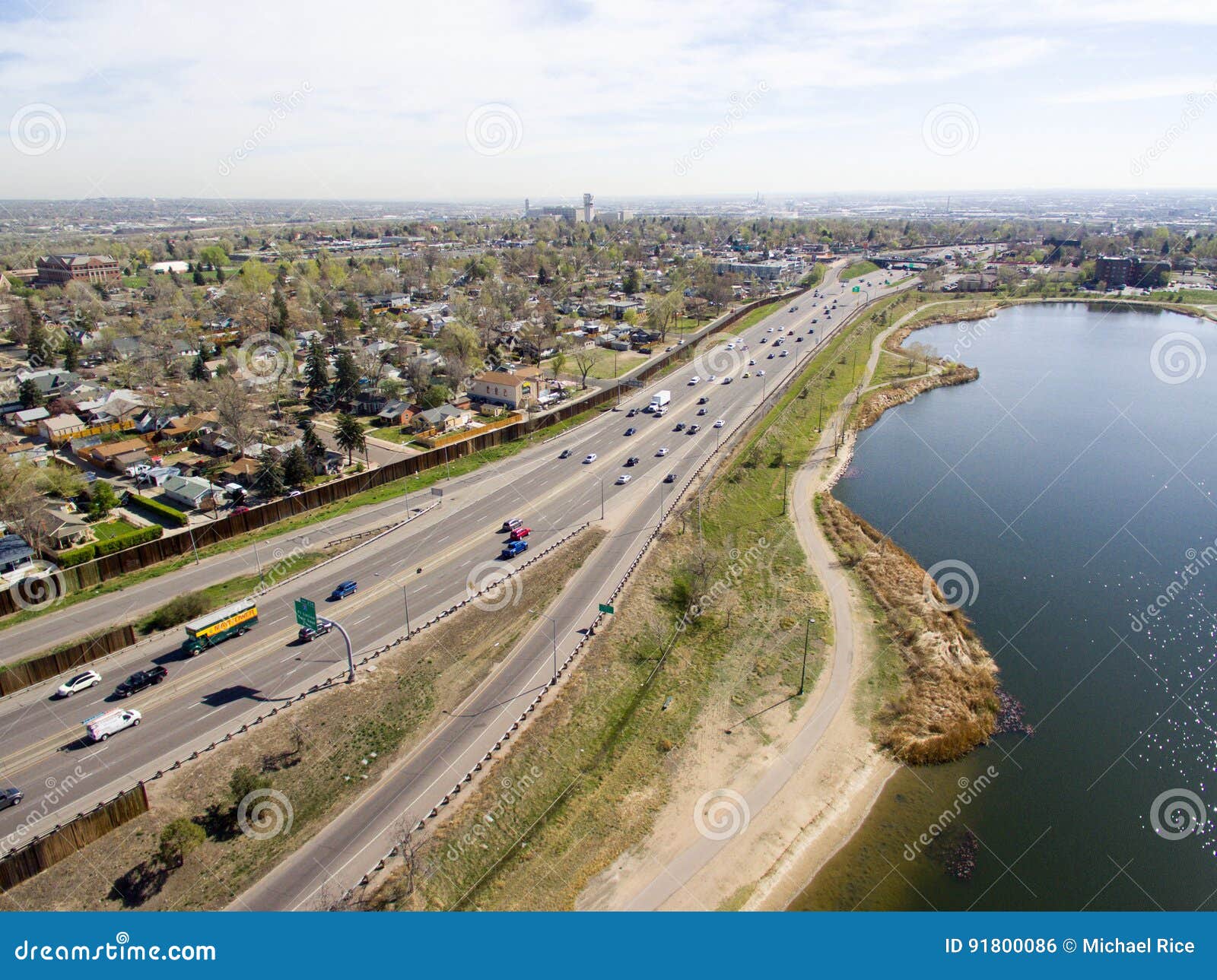 Highway I70 in Denver Colorado Editorial Photo - Image of news, housing ...