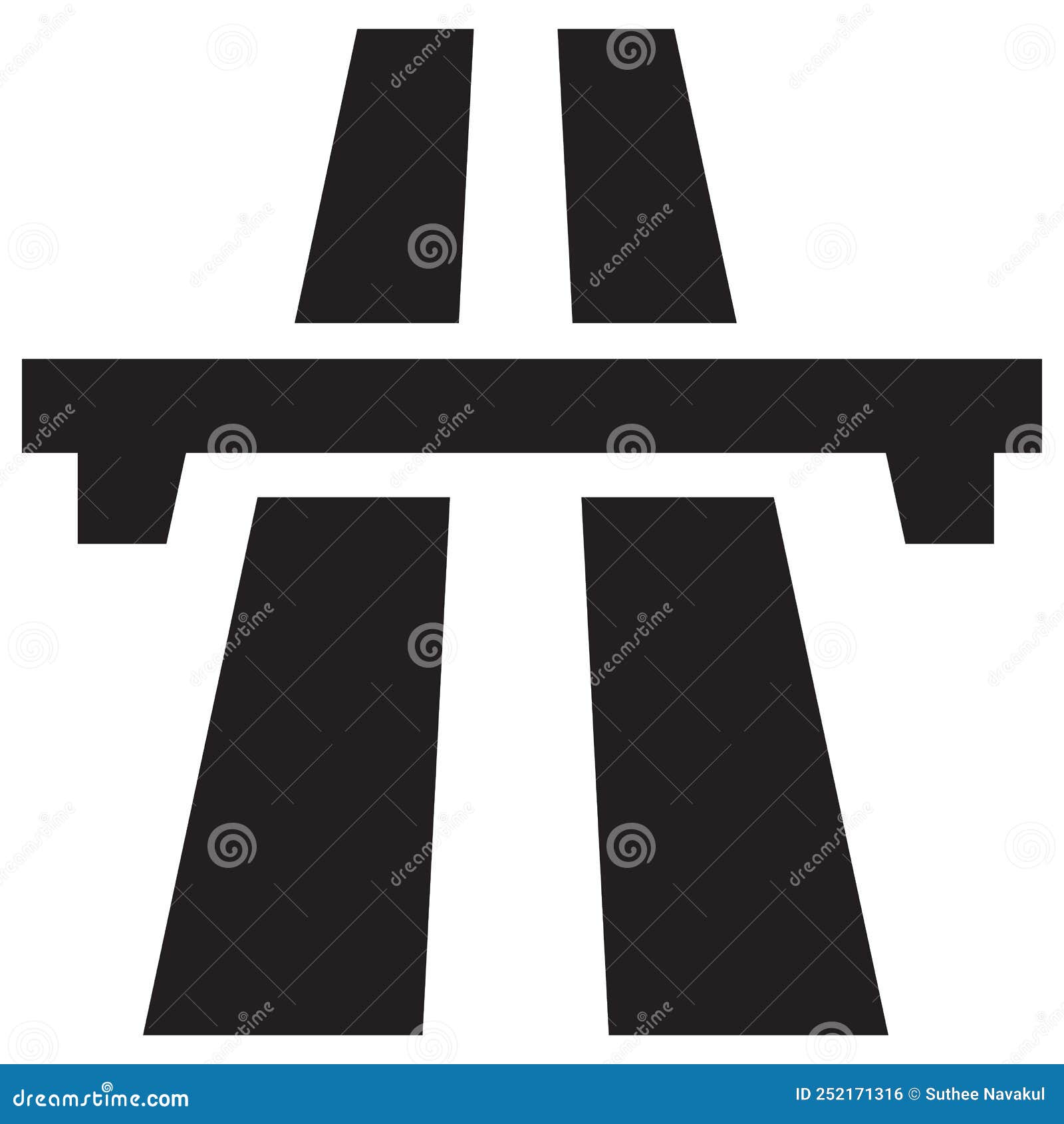 Motorway Sign Linear Icon. Modern Outline Motorway Sign Logo Con ...