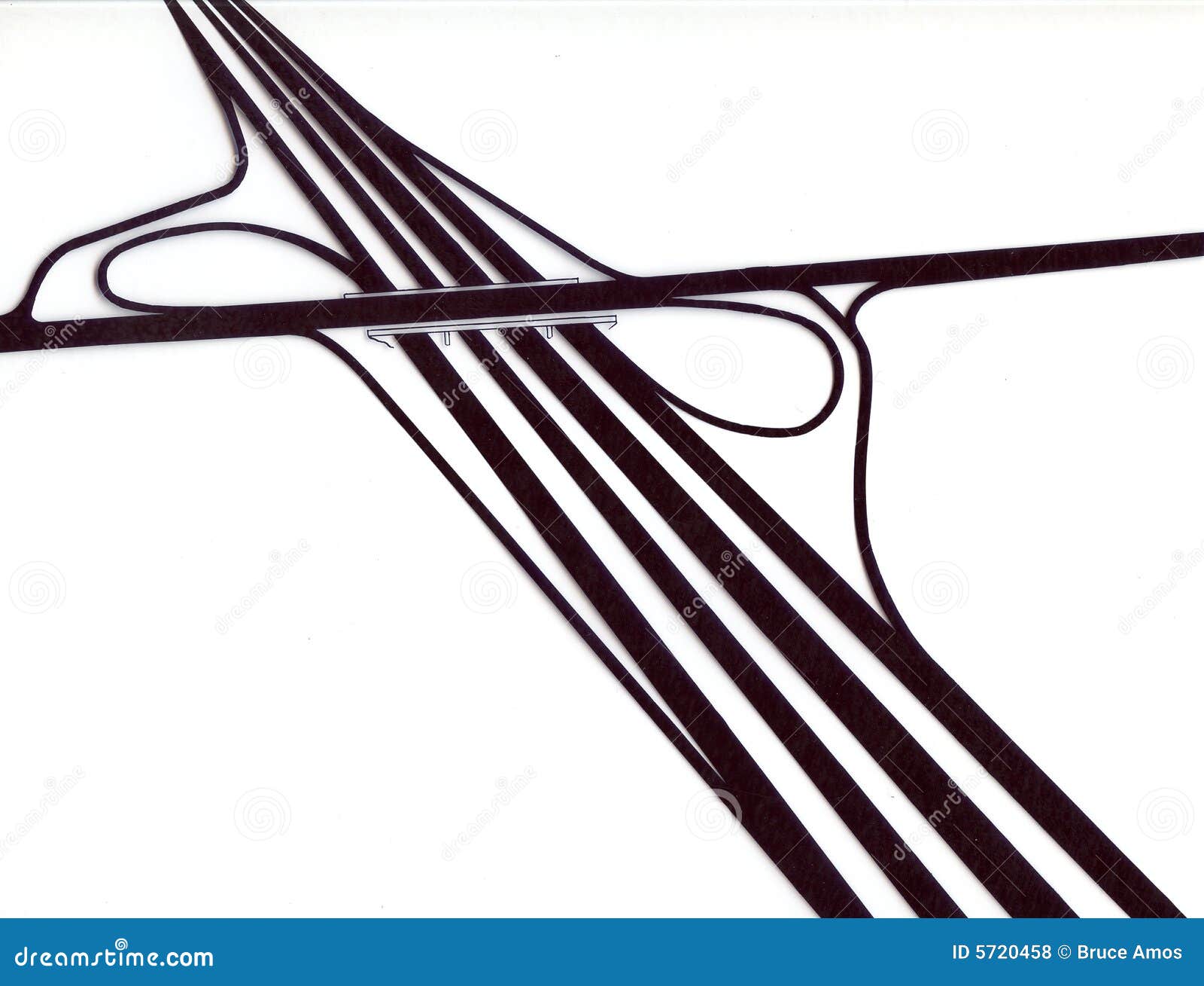 Highway interchange design stock photo. Image of loops - 5720458