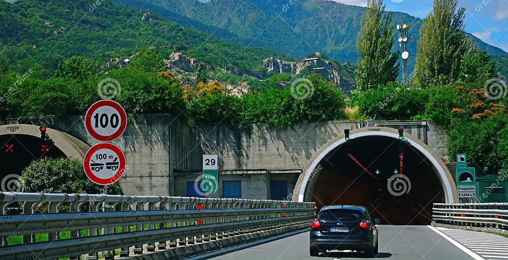 On the highway, Italy editorial stock photo. Image of transportation ...