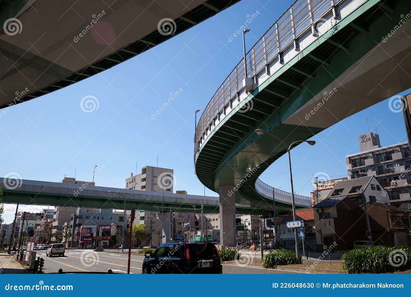 Highway of Japan., the Highroad of a City in Japan Editorial Image ...