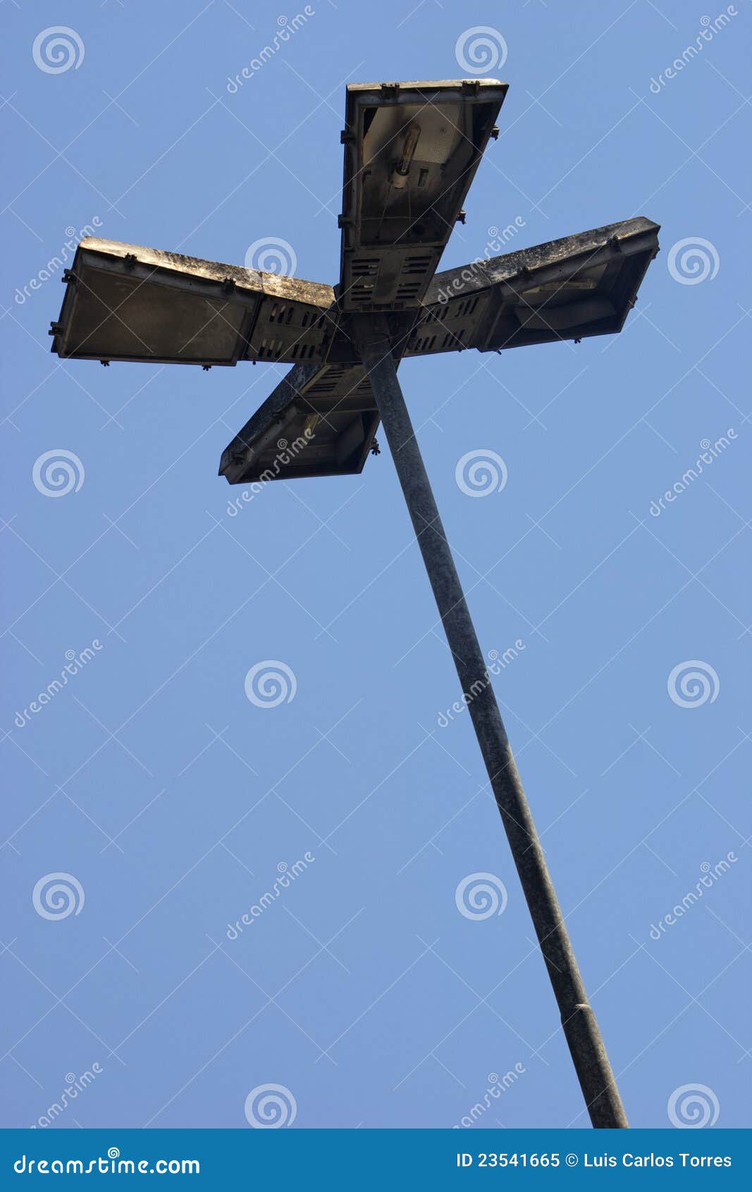 Highway lamp and post stock image. Image of post, electricity - 23541665