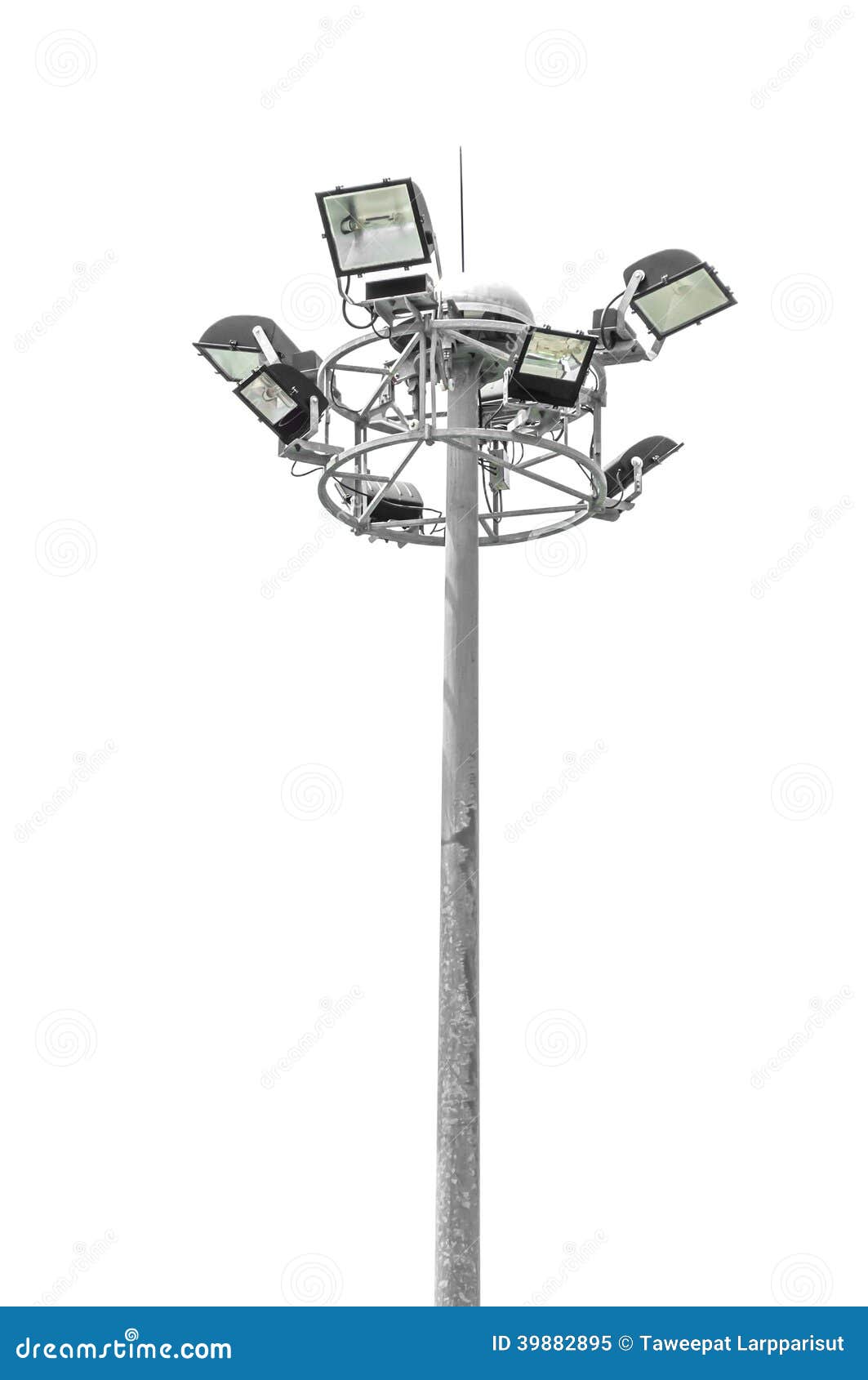Highway light pole stock image. Image of electricity - 39882895