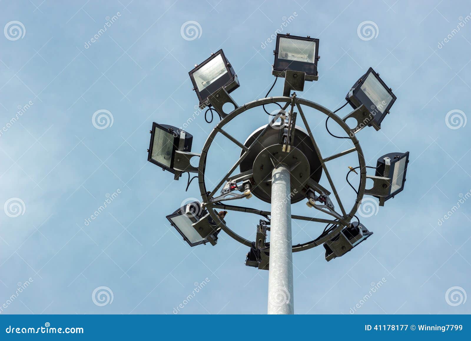 Highway lighting column stock image. Image of equipment - 41178177