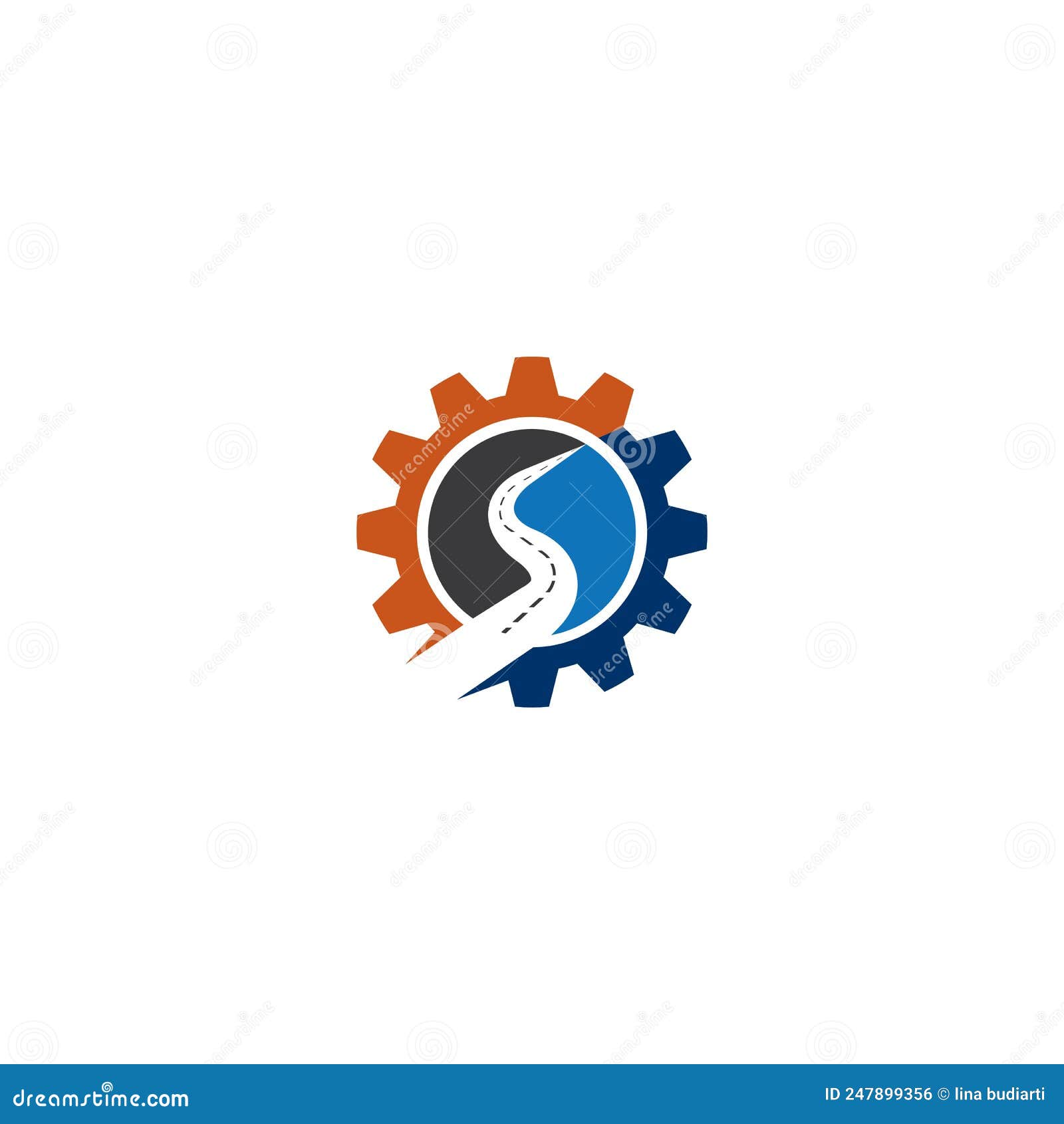 Highway logo stock vector. Illustration of pictogram - 247899356