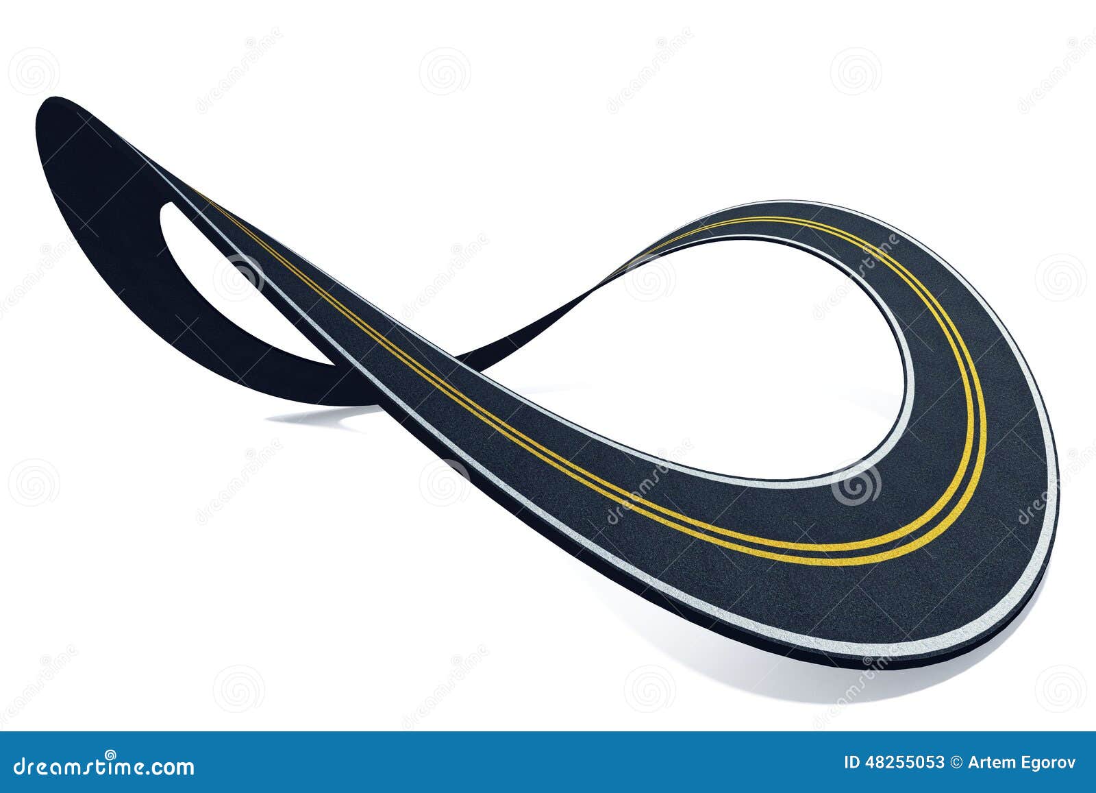 Highway loop stock illustration. Illustration of asphalt - 48255053