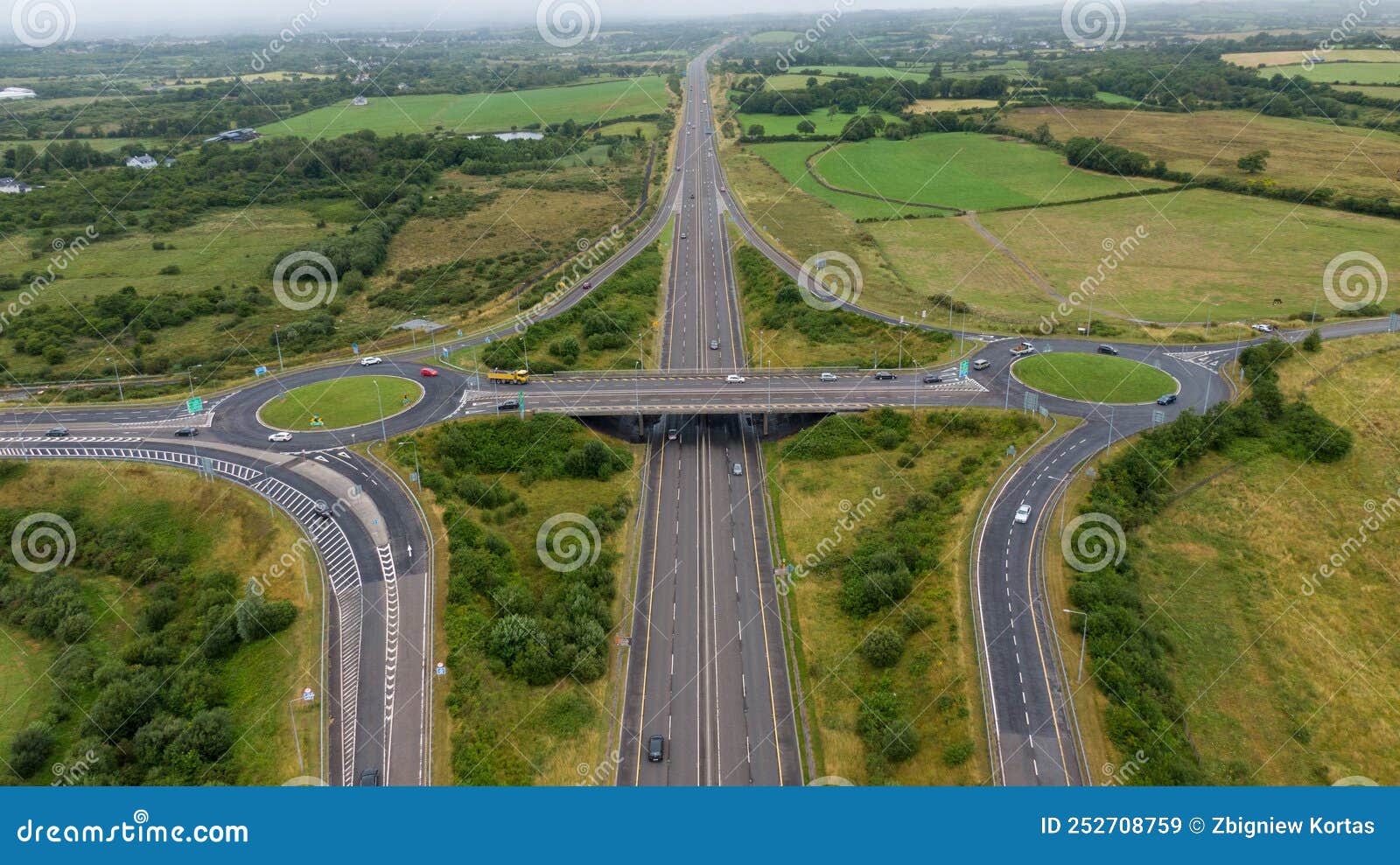 Highway M18, Section from Limerick To Ennis View of Exit To Ennis ...