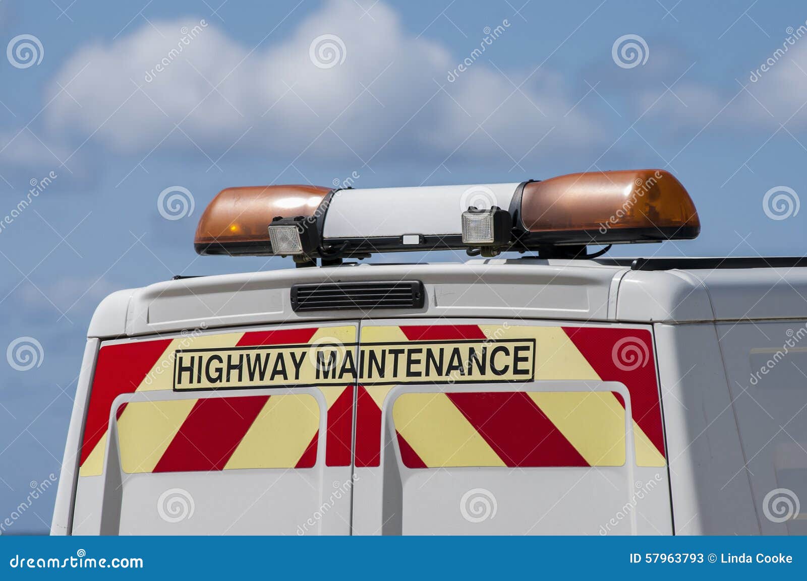 Highway maintenance stock image. Image of motoring, orange - 57963793